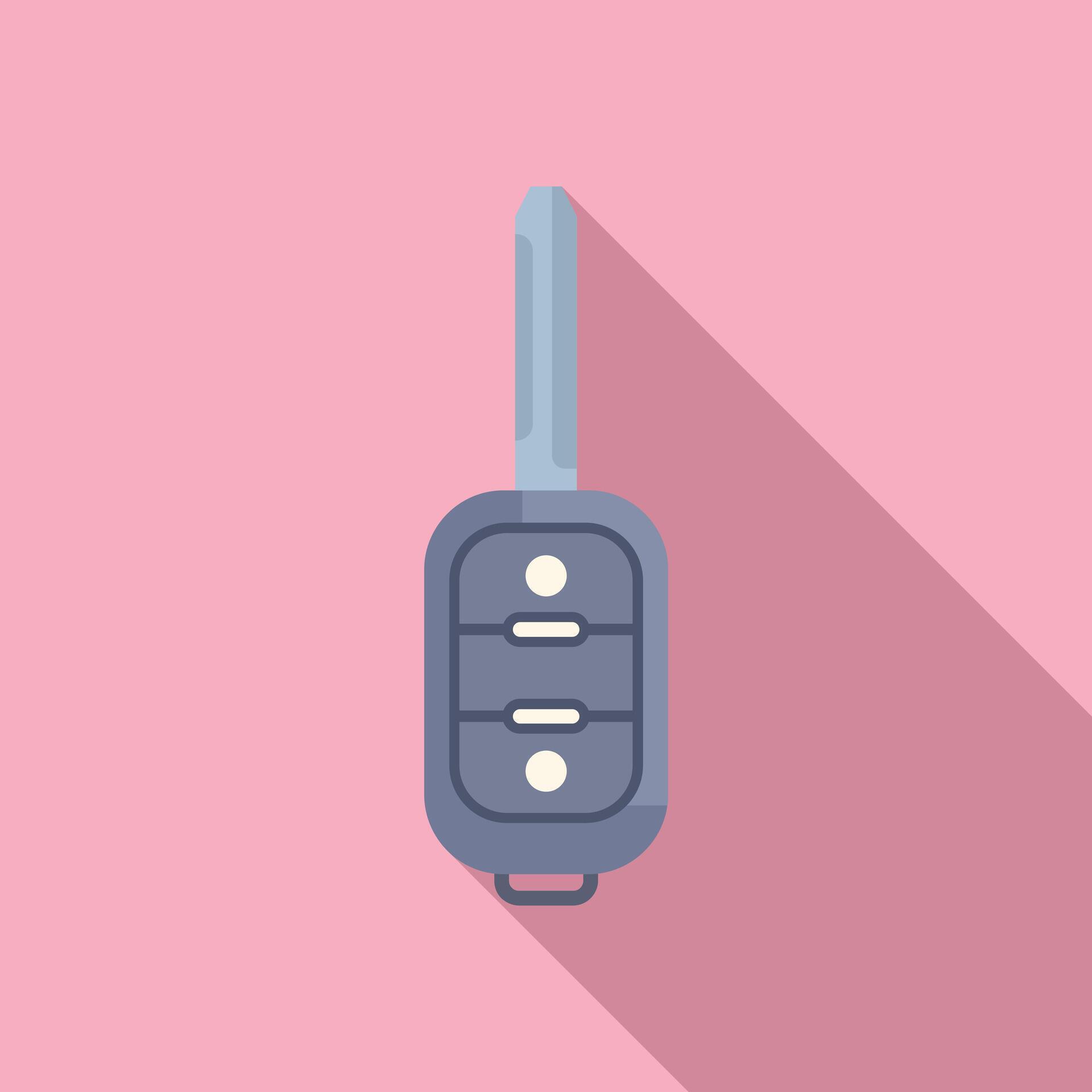 Digital Smart Key Icon Flat Activate Access 43296720 Vector Art At