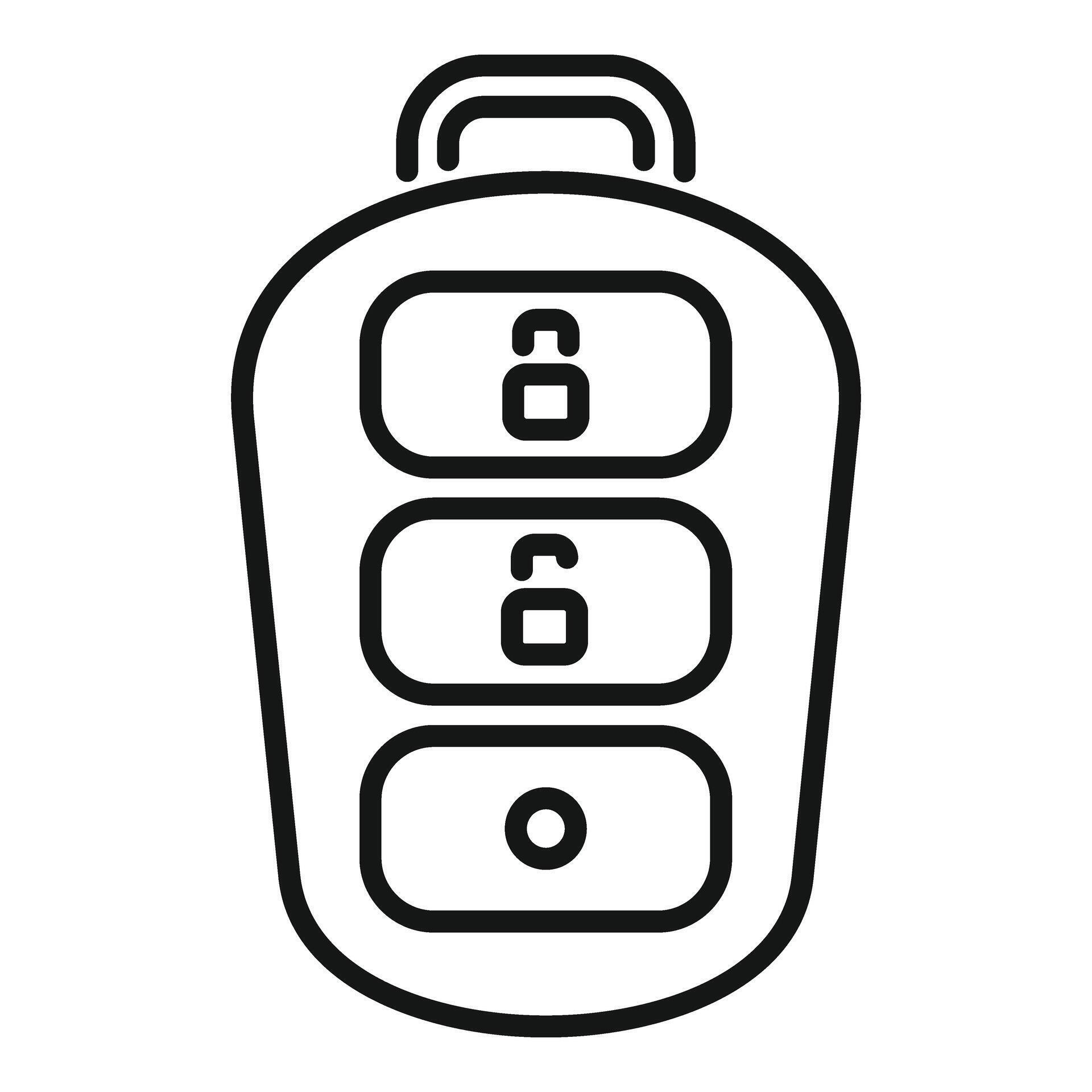 Code Smart Key Icon Outline Control Security 43296793 Vector Art At