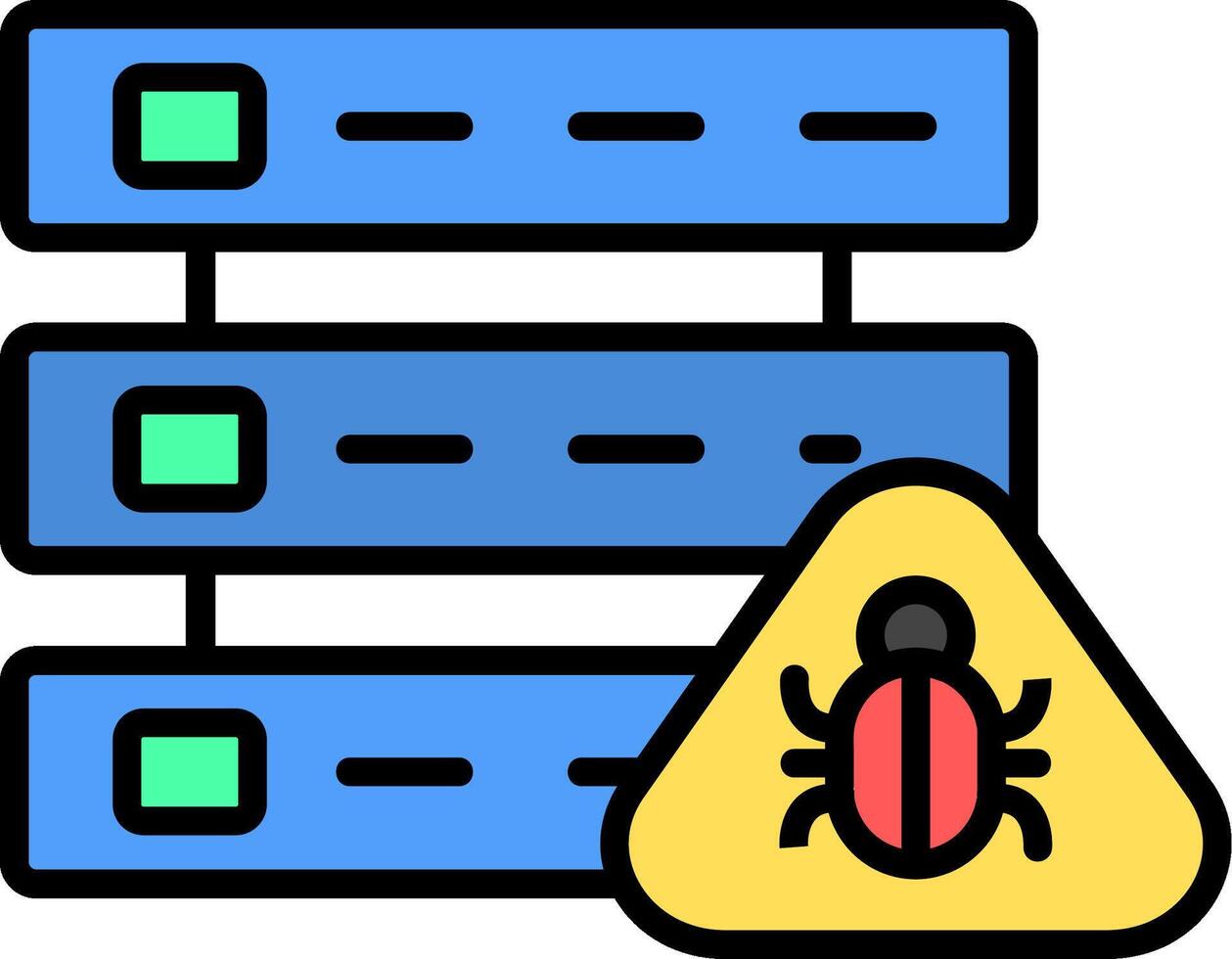 Database Bug Line Filled Icon 43300333 Vector Art at Vecteezy