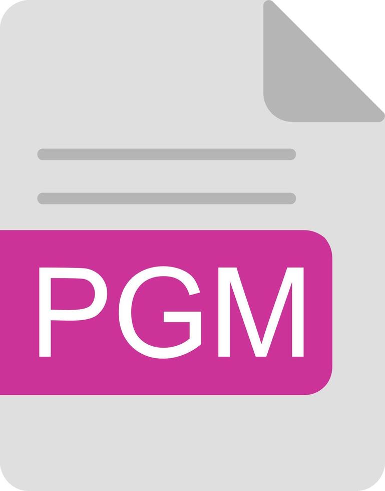 PGM File Format Flat Icon 43303754 Vector Art at Vecteezy