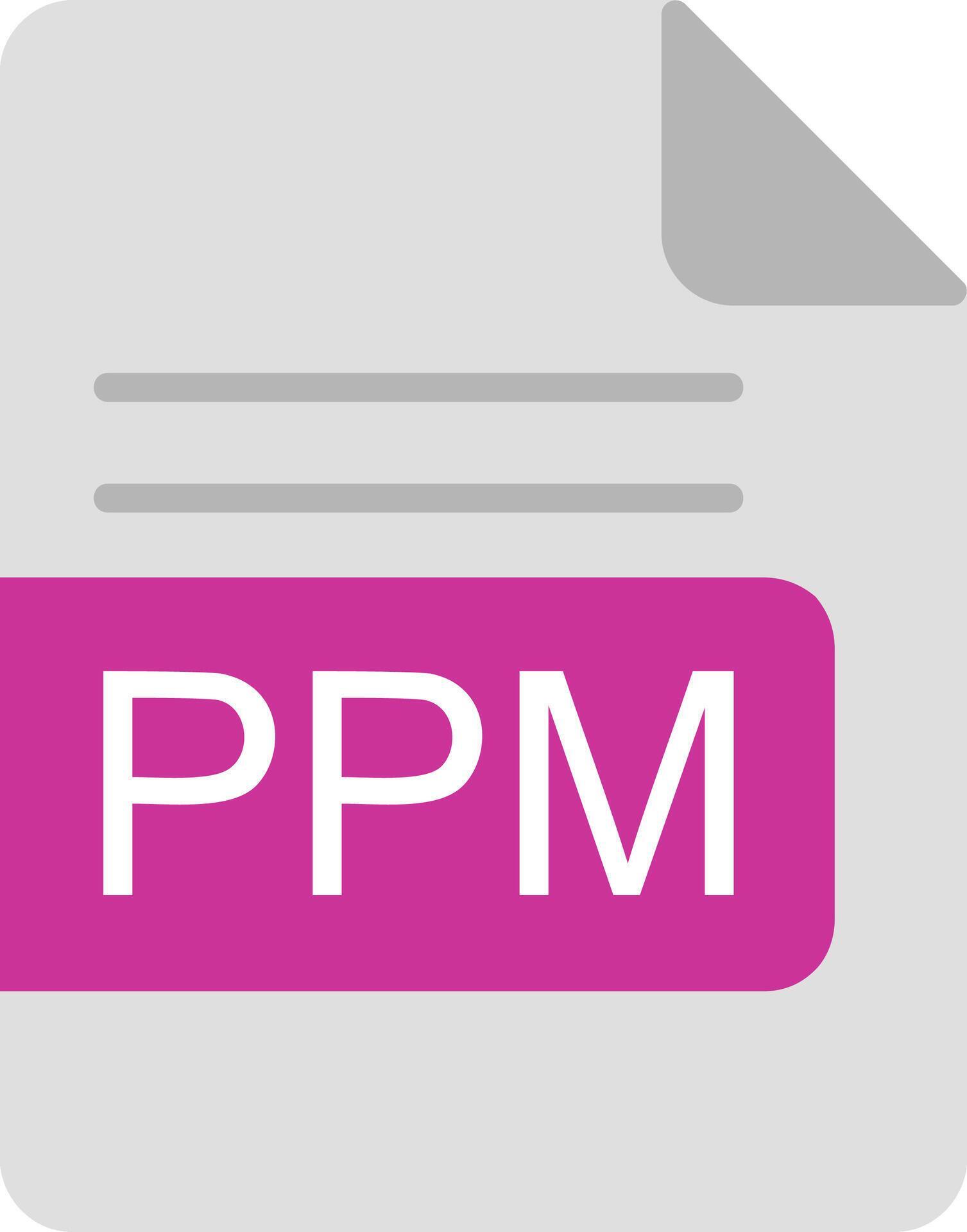 PPM File Format Flat Icon 43303917 Vector Art at Vecteezy PPM File Format Flat Icon 43303917 Vector Art at Vecteezy