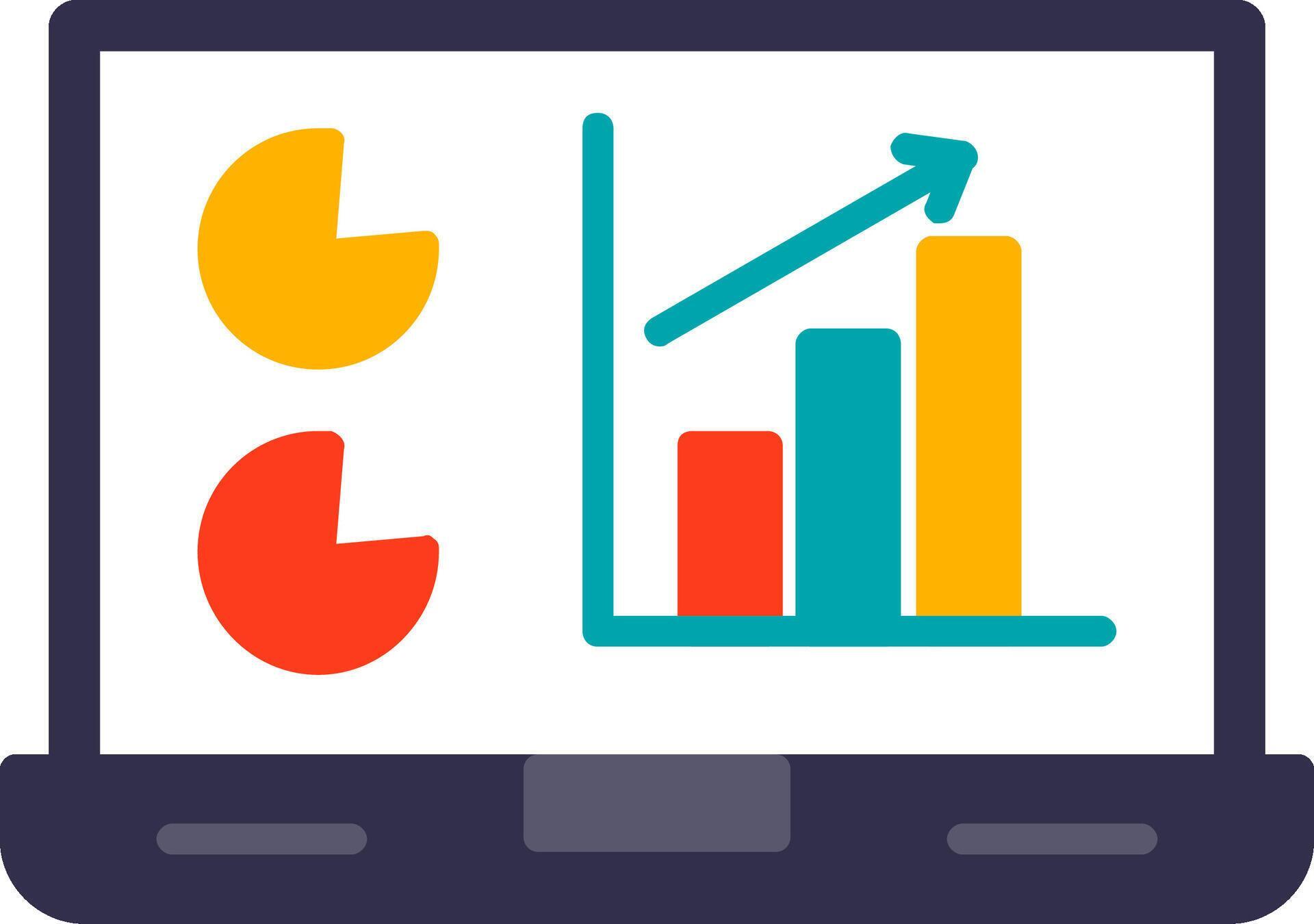 Data Analytics Flat Icon 43304502 Vector Art at Vecteezy