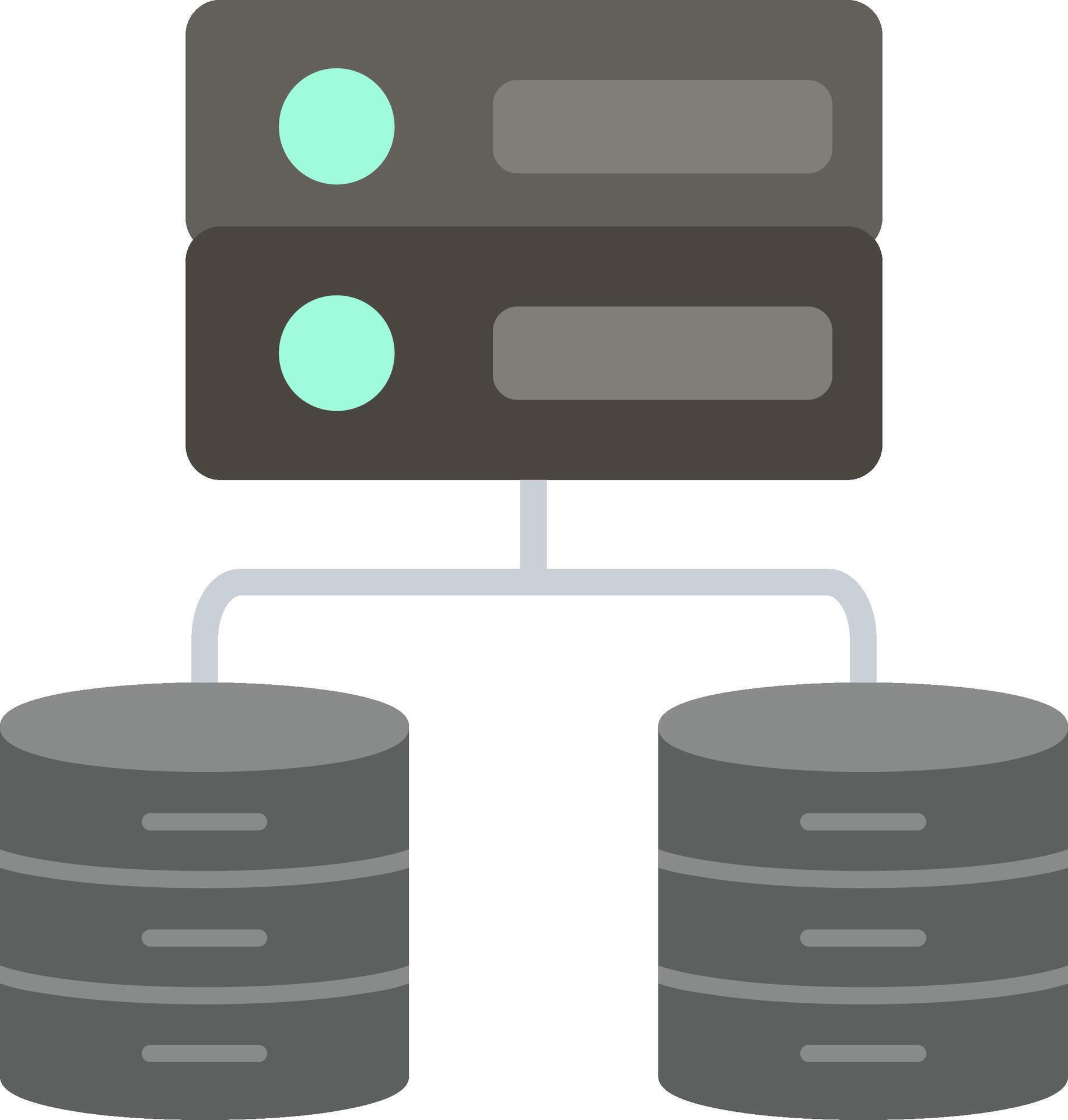 Data Server Flat Icon 43304787 Vector Art at Vecteezy