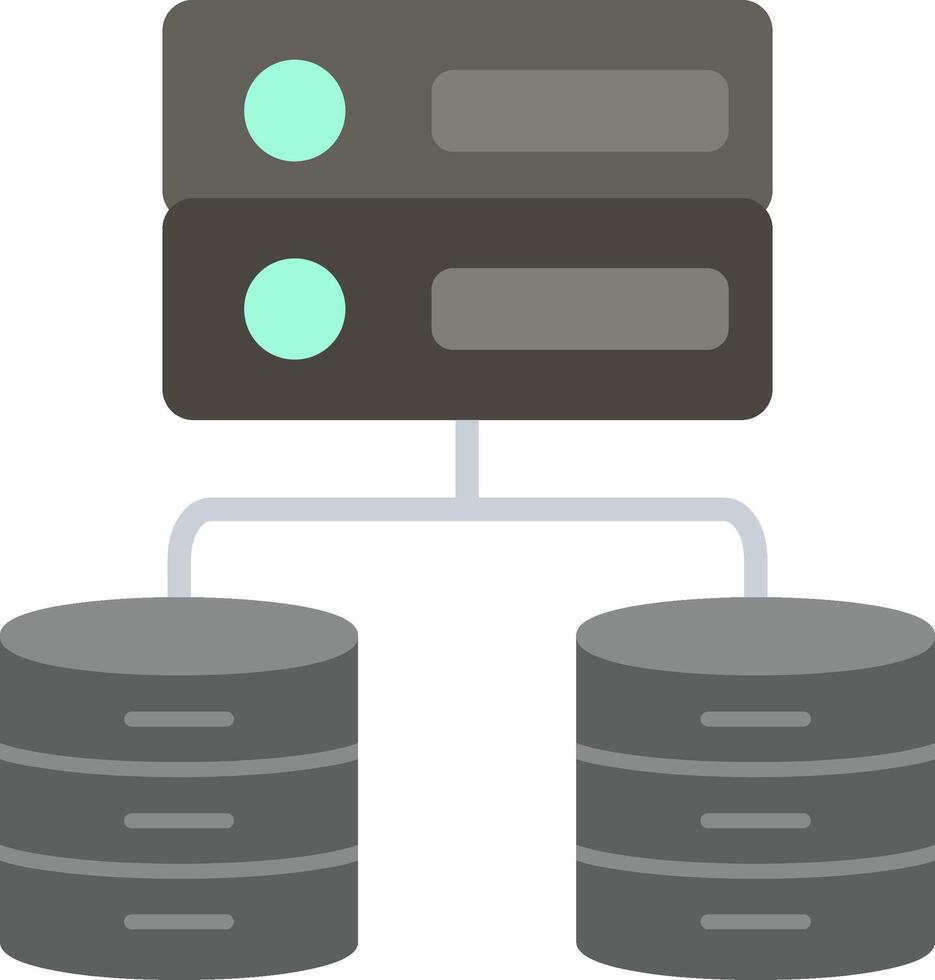 Data Server Flat Icon 43304787 Vector Art at Vecteezy