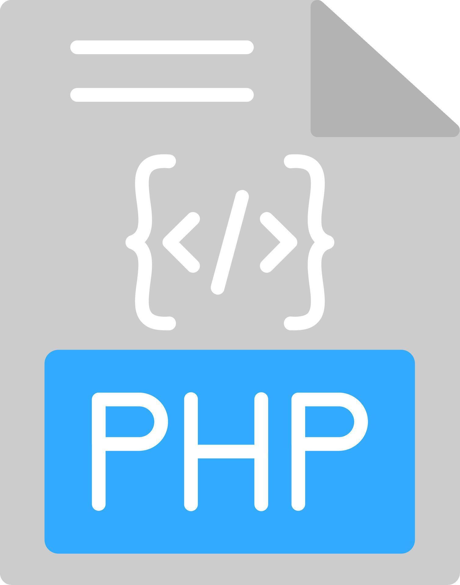 Php Flat Icon 43306927 Vector Art at Vecteezy