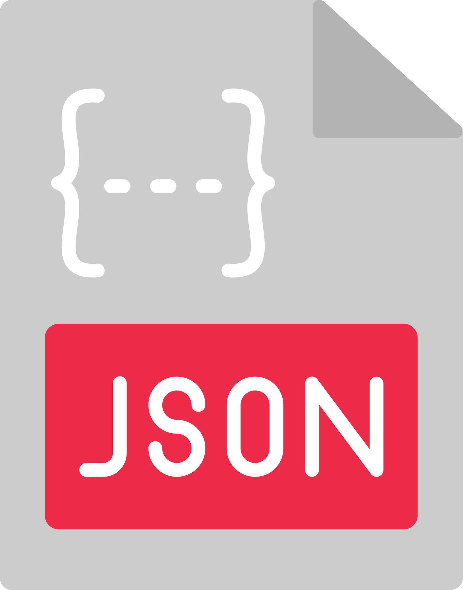 Json Flat Icon 43306930 Vector Art At Vecteezy