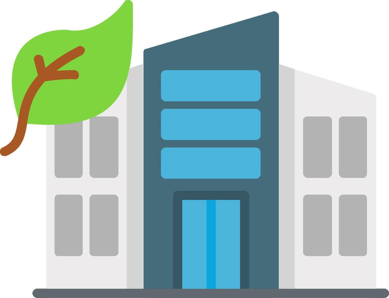 Sustainable Architecture Flat Icon 43308233 Vector Art at Vecteezy