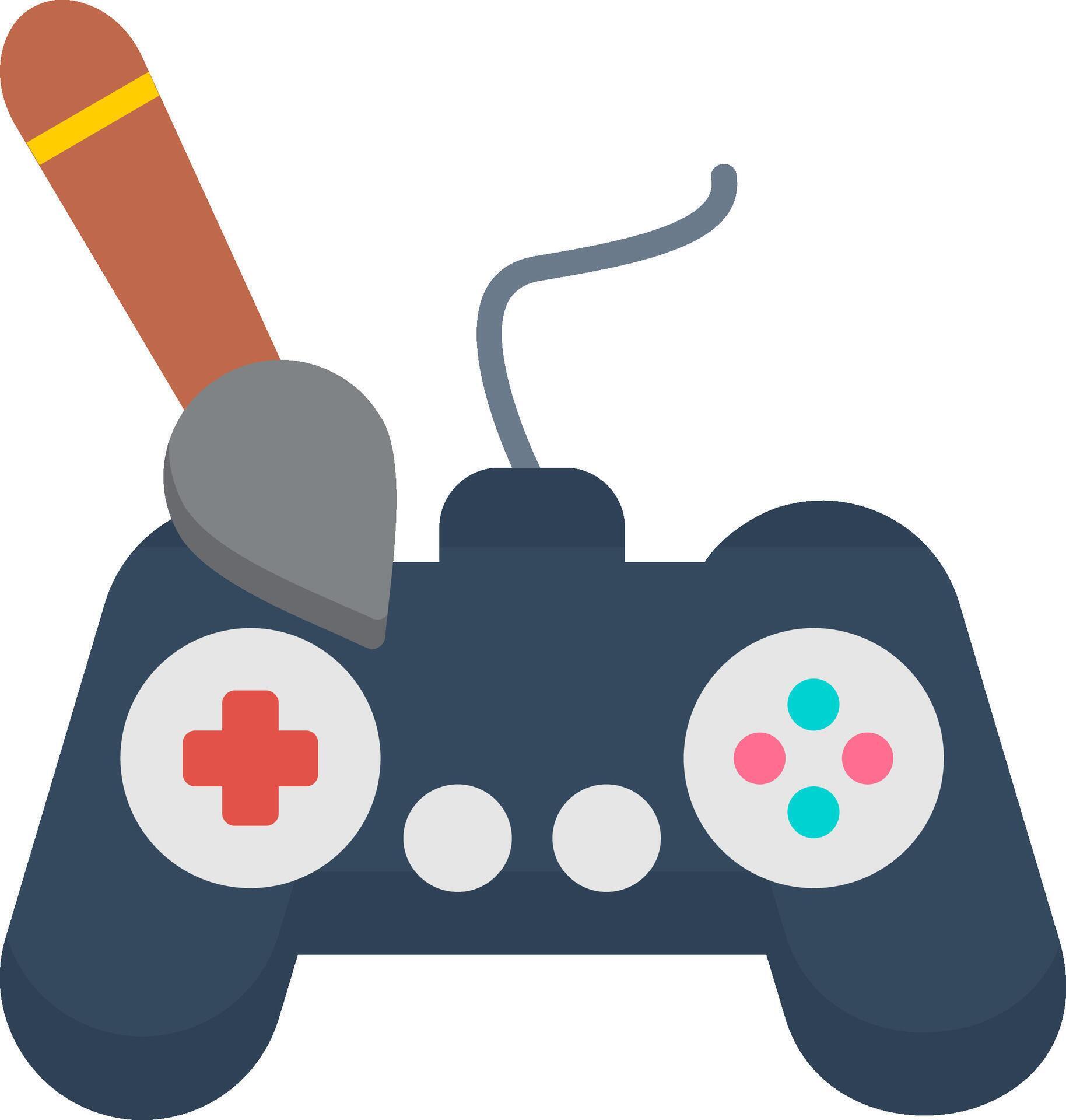 Controller Flat Icon 43308409 Vector Art at Vecteezy