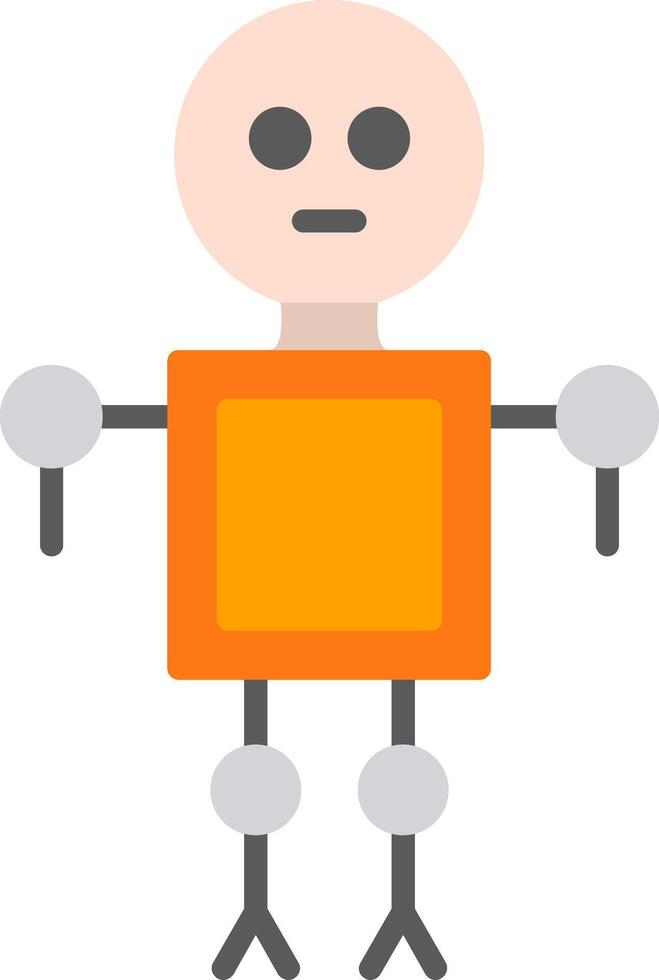 Robot Flat Icon 43308712 Vector Art at Vecteezy