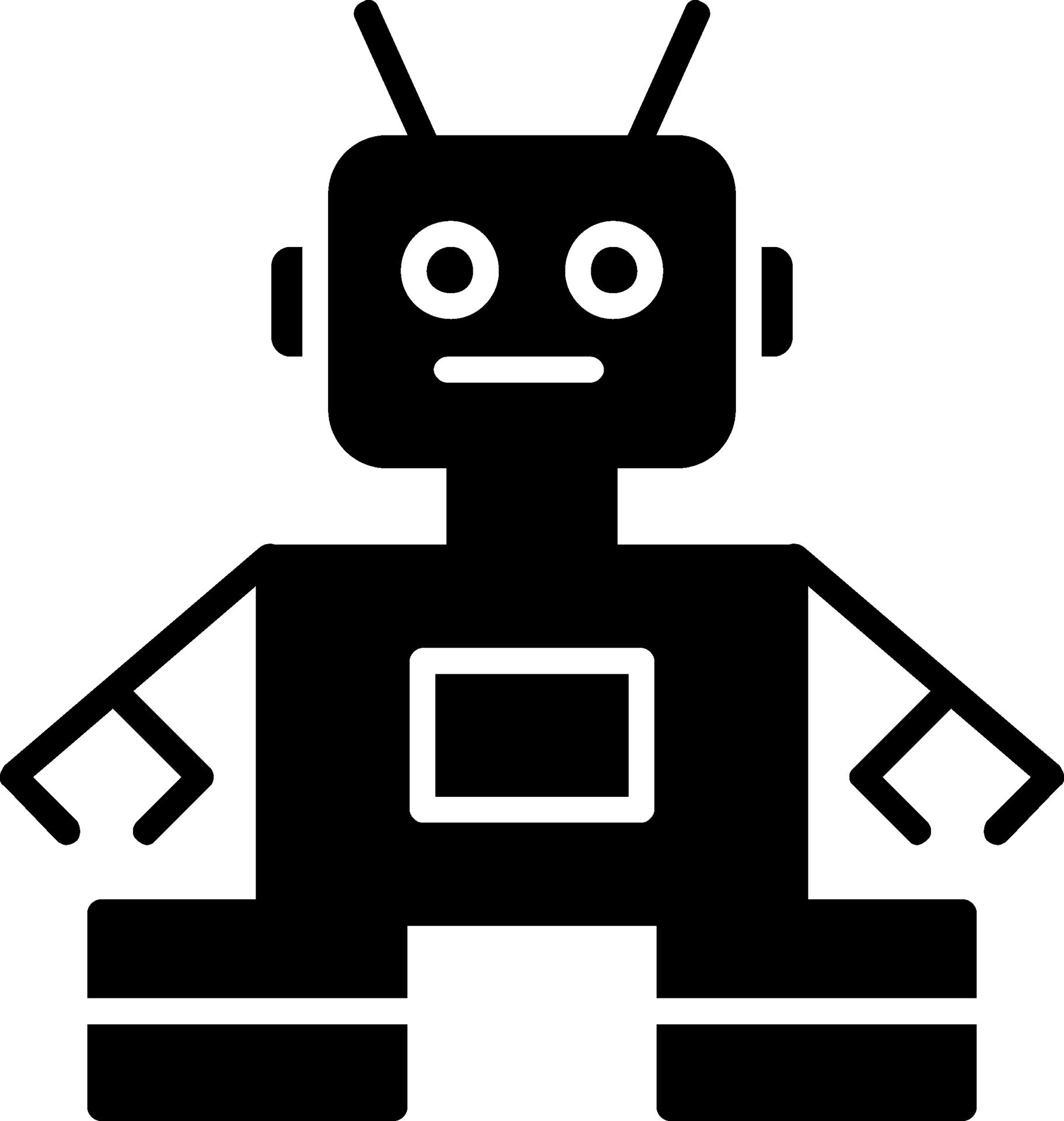 Robot Glyph Icon 43311024 Vector Art at Vecteezy Robot Glyph Icon 43311024 Vector Art at Vecteezy