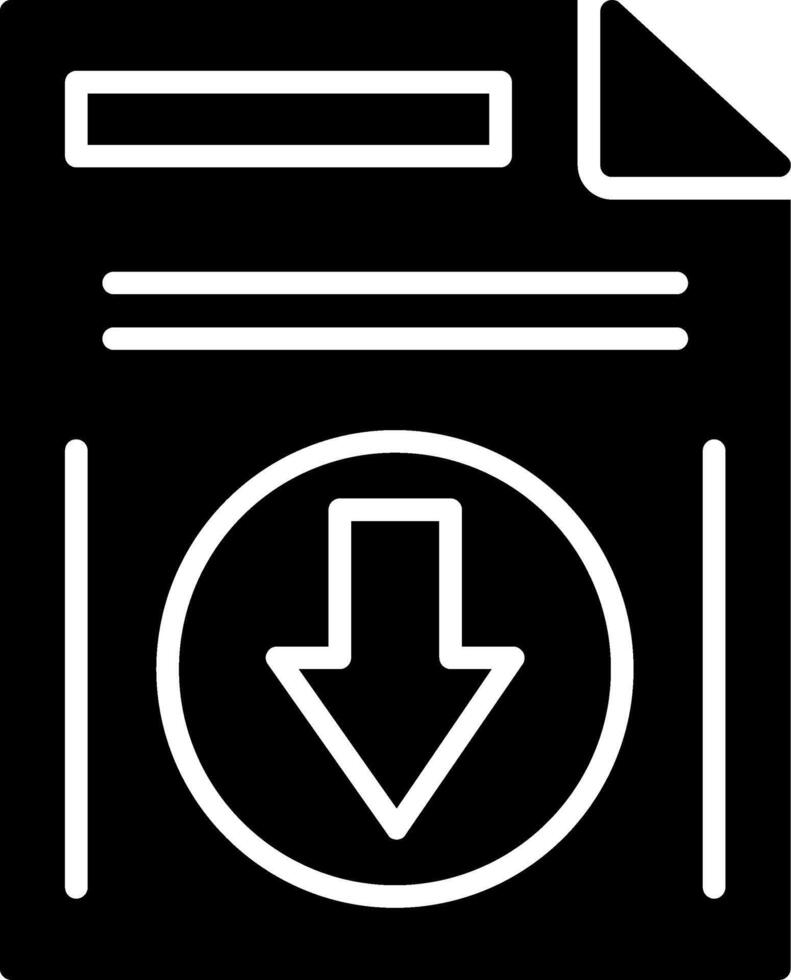 Download File Glyph Icon 43312129 Vector Art at Vecteezy