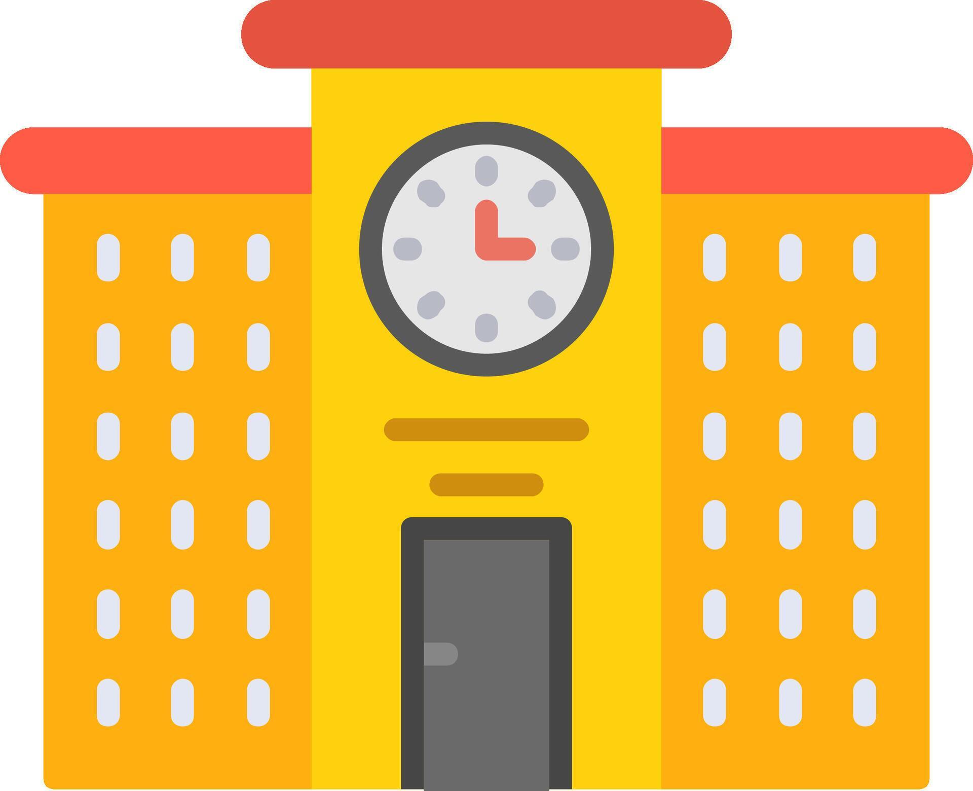 School Flat Icon 43313607 Vector Art at Vecteezy