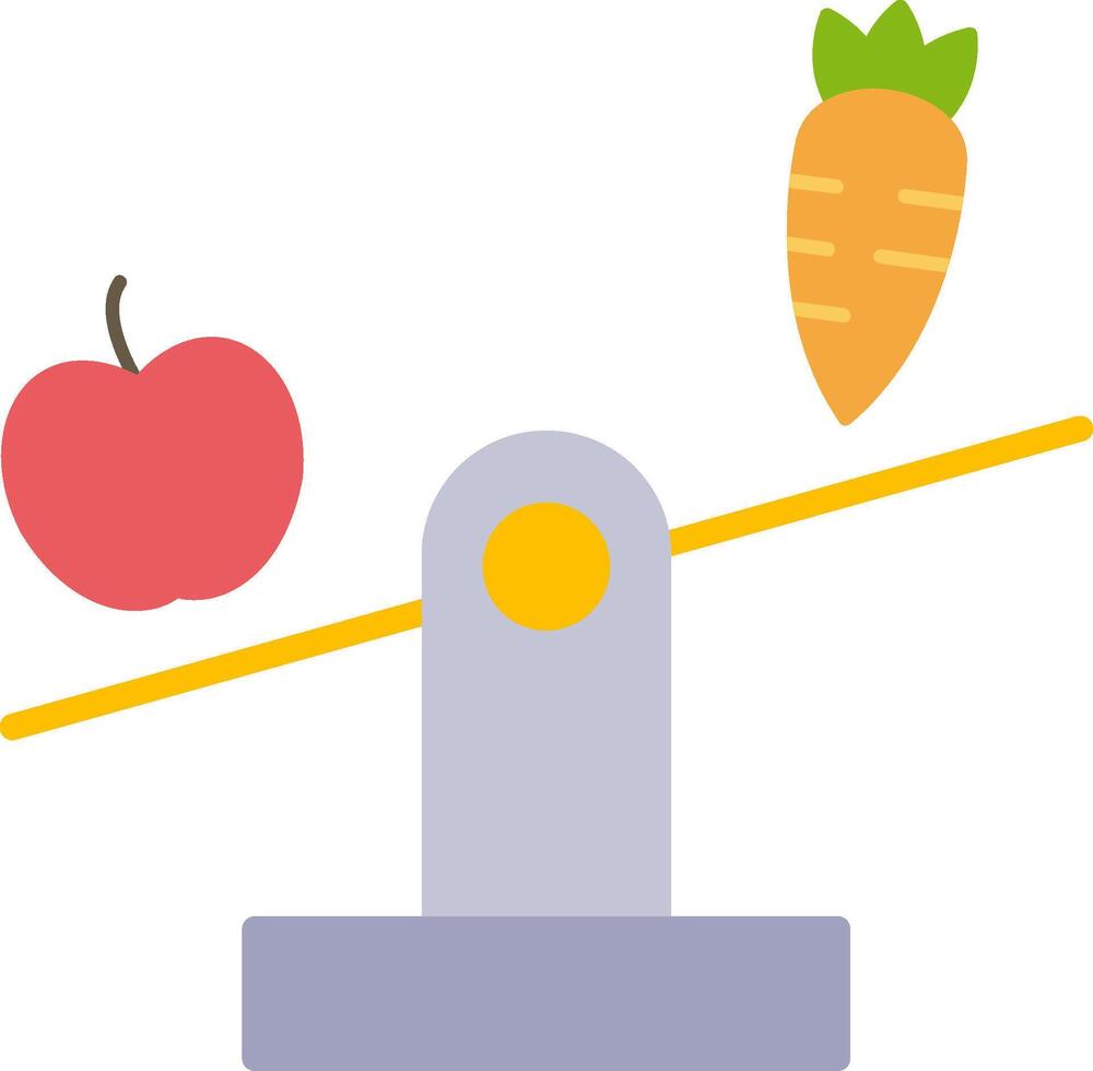 Balanced Diet Flat Icon 43313881 Vector Art at Vecteezy