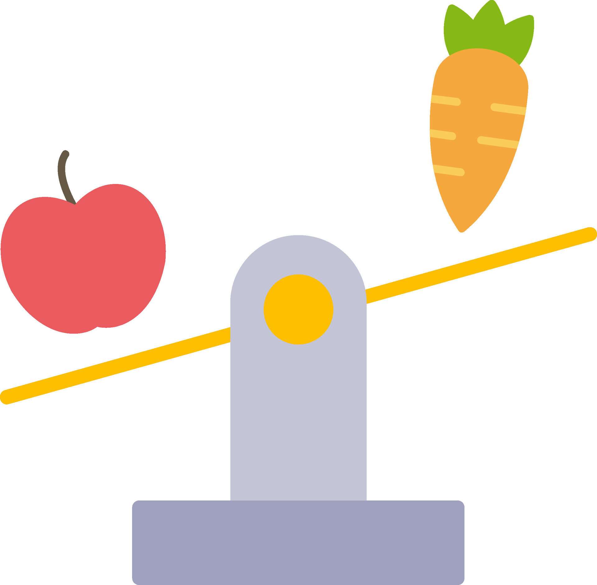 Balanced Diet Flat Icon 43313881 Vector Art at Vecteezy