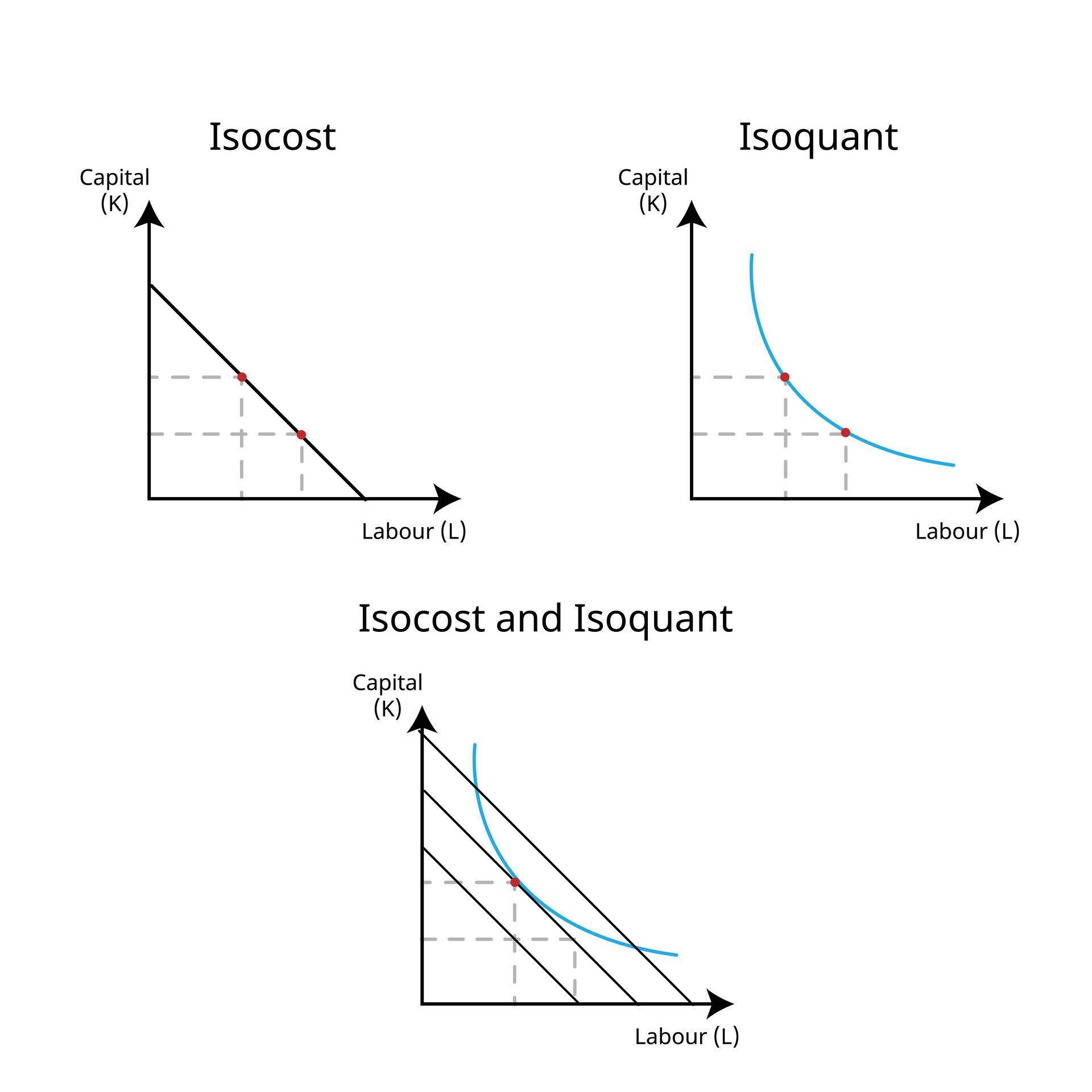 isoquant curve shows all combination of factors that produce a certain ...