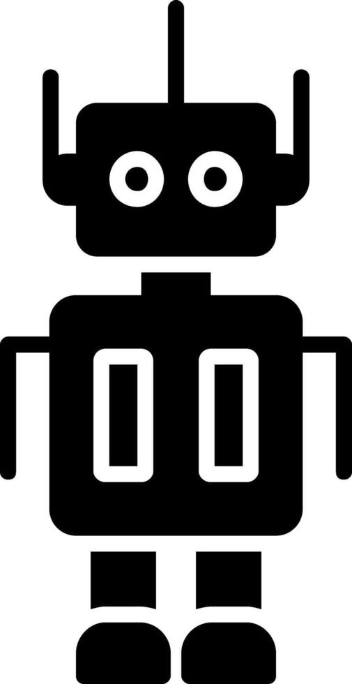 Robot Glyph Icon 43318719 Vector Art at Vecteezy