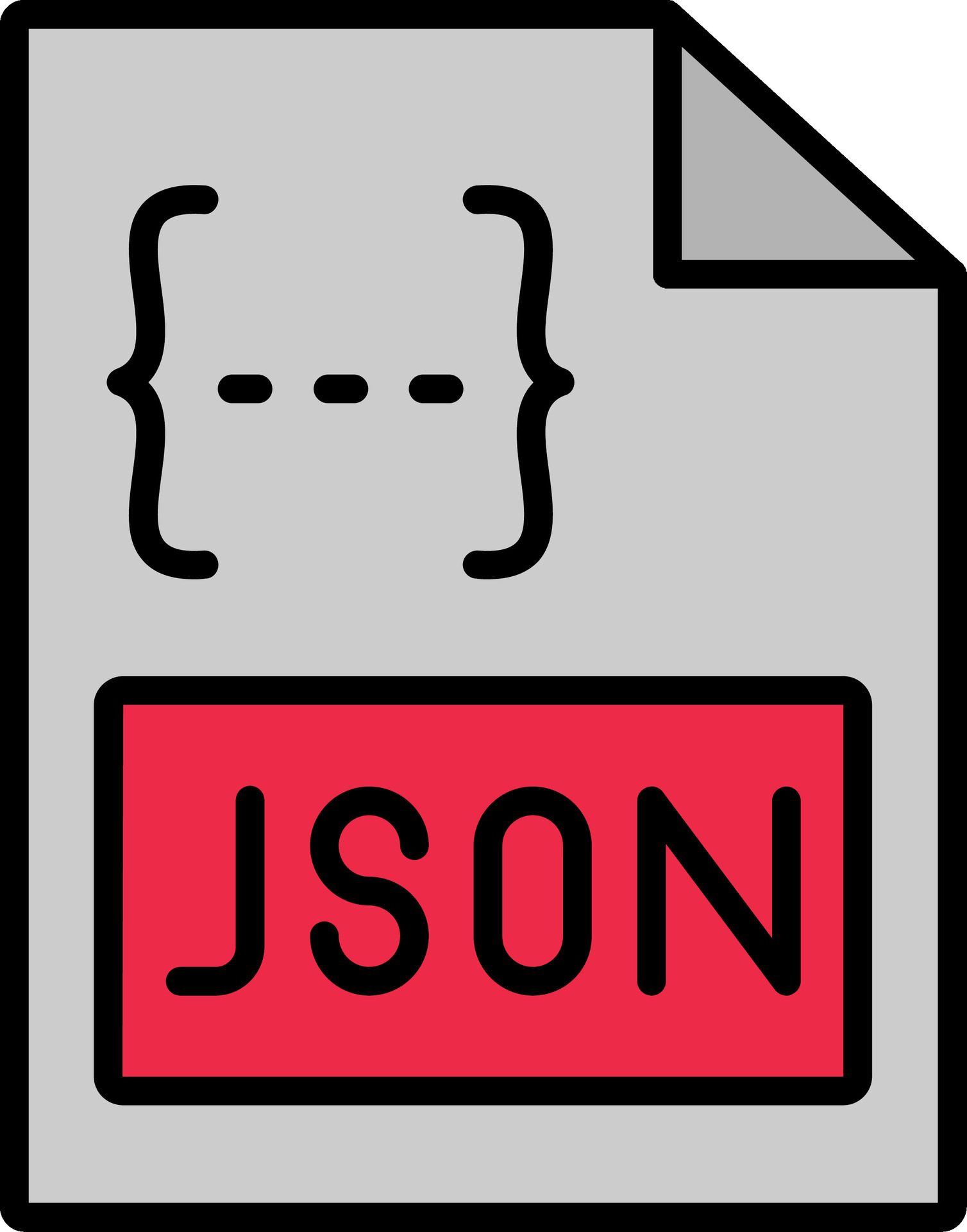 Json Line Filled Icon 43319070 Vector Art at Vecteezy