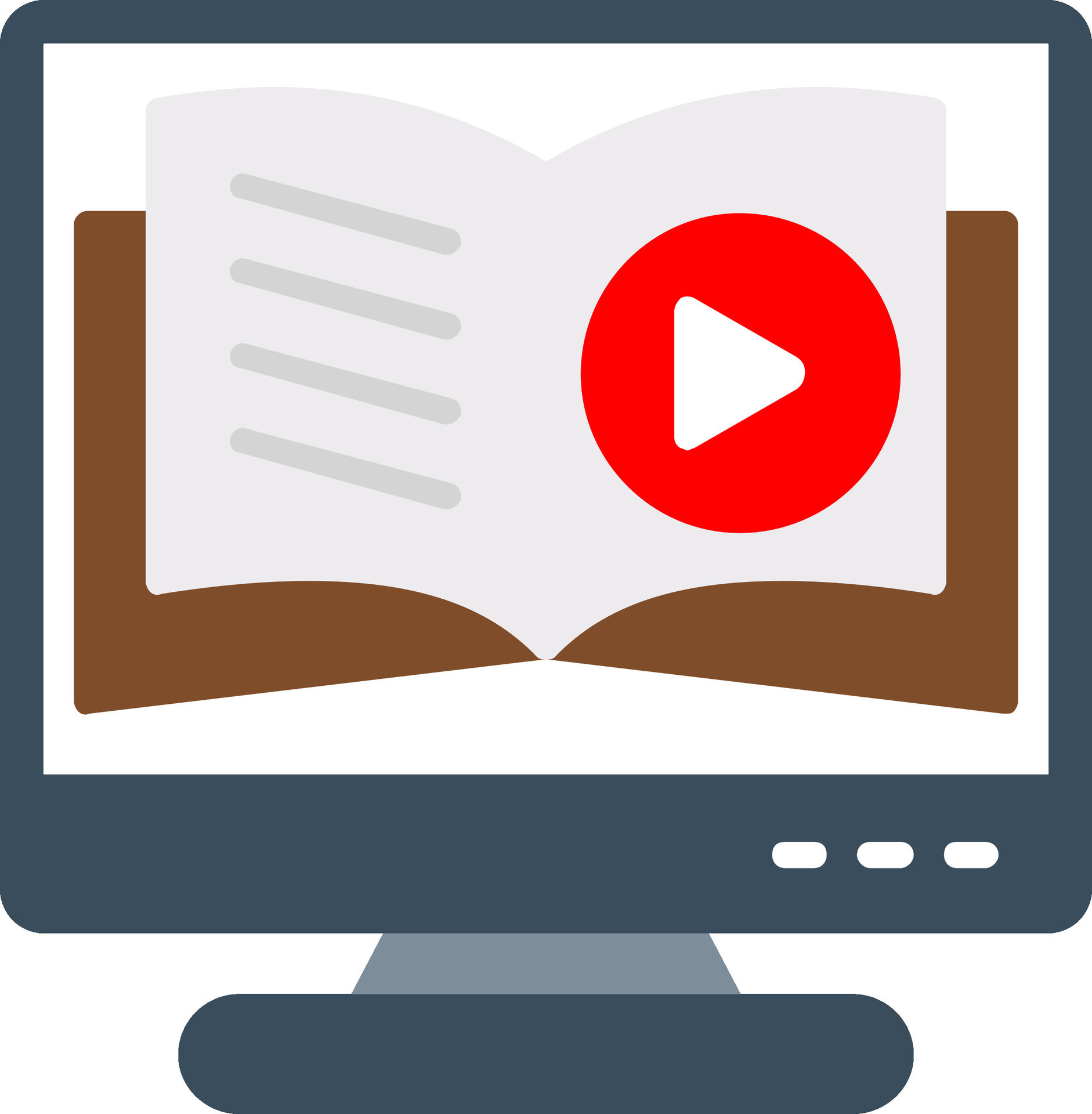 tutorial icono plano 43323148 Vector en Vecteezy