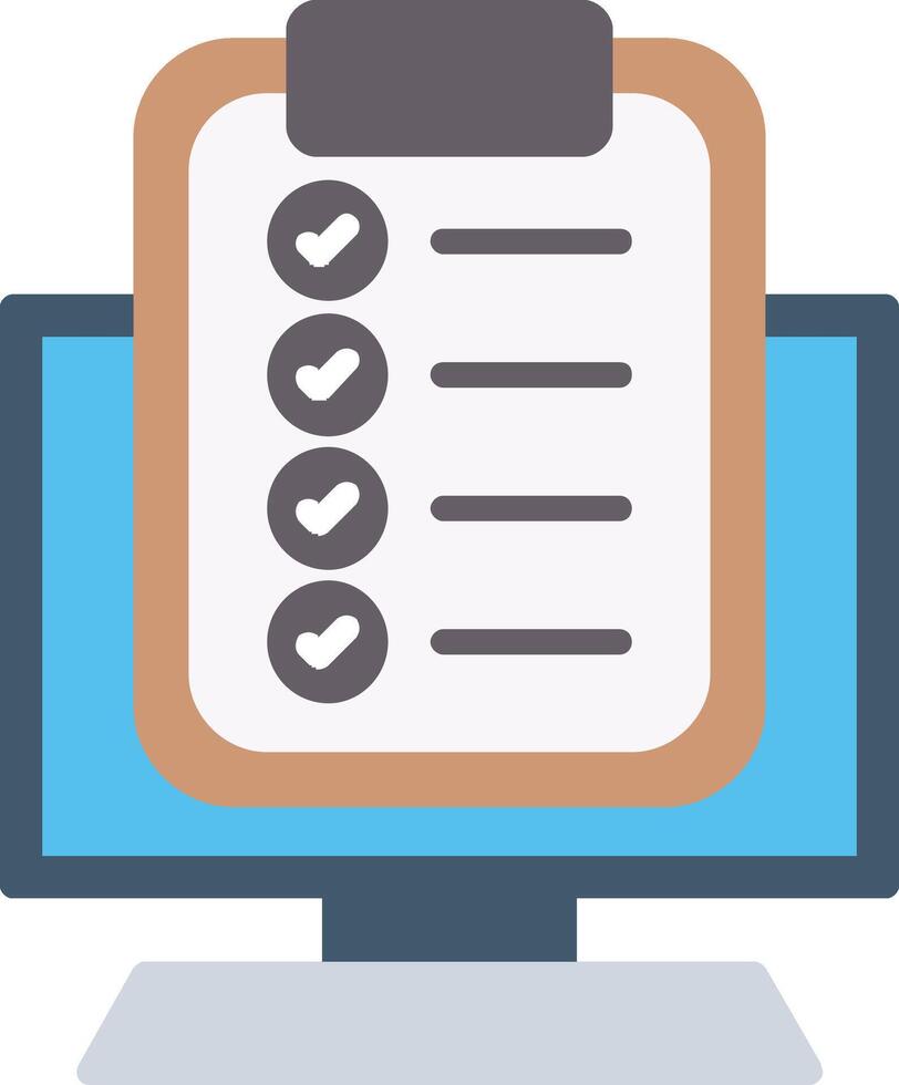 Tasks Flat Icon 43323285 Vector Art at Vecteezy