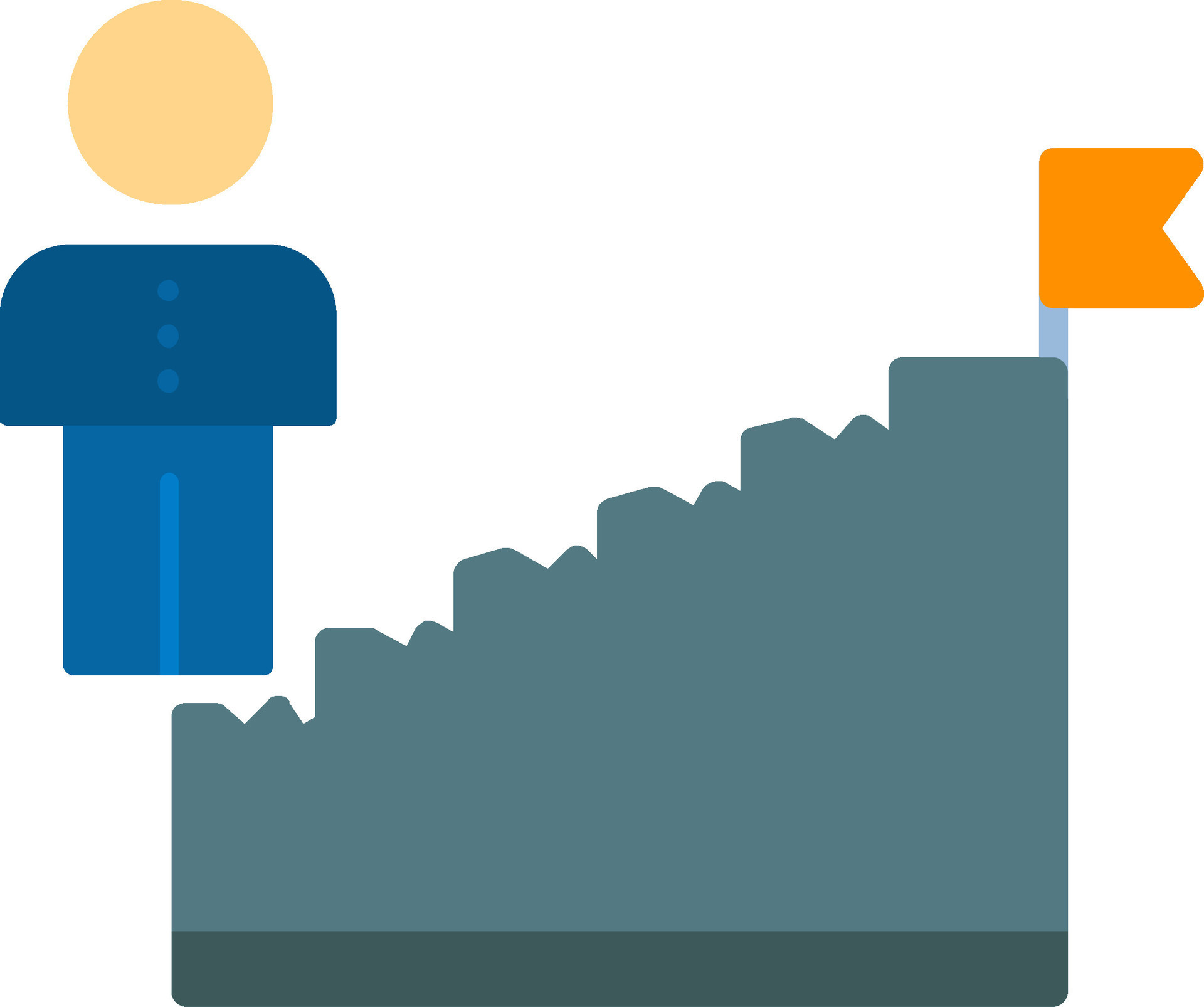 Career LadderFlat Icon 43323711 Vector Art at Vecteezy Career LadderFlat Icon 43323711 Vector Art at Vecteezy
