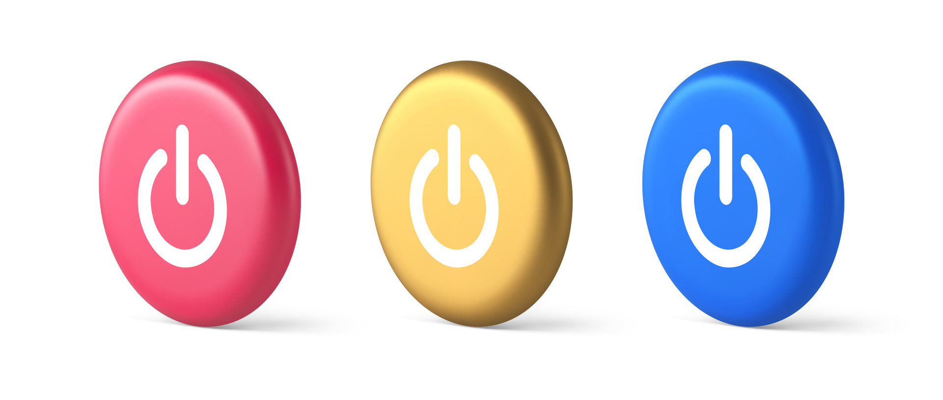 Shutdown turn on off button energy switch power start stop web app ...