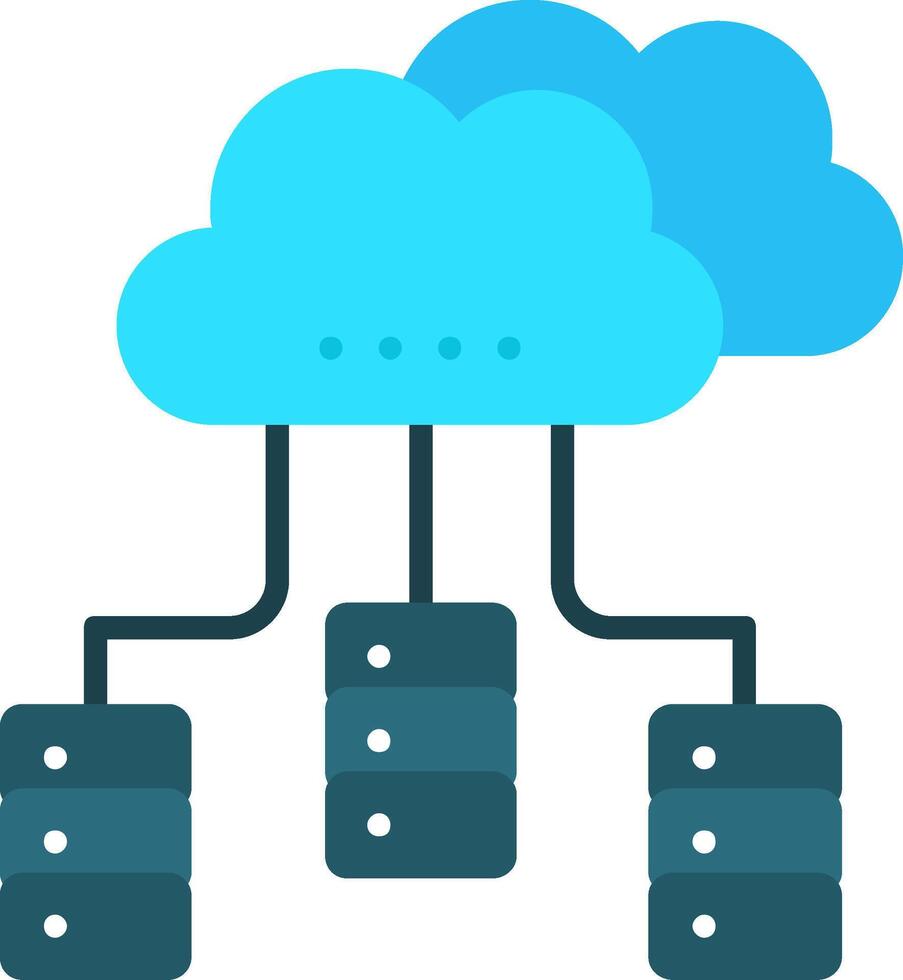 Distributed Database Flat Icon 43329947 Vector Art at Vecteezy