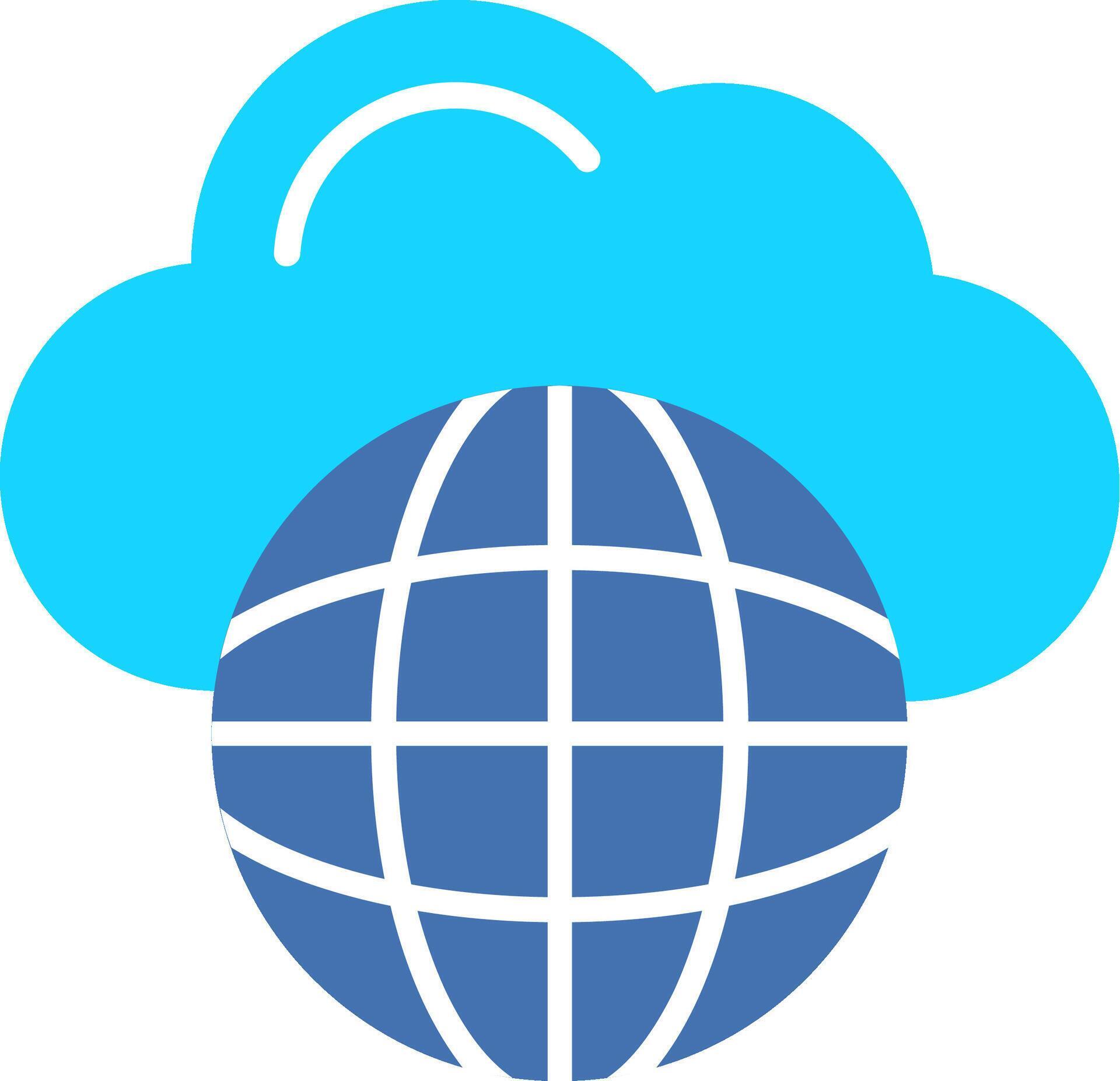 Cloud Network Flat Icon 43330381 Vector Art at Vecteezy