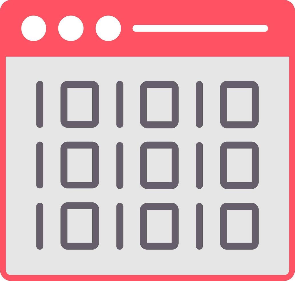 Binary Flat Icon 43330412 Vector Art at Vecteezy