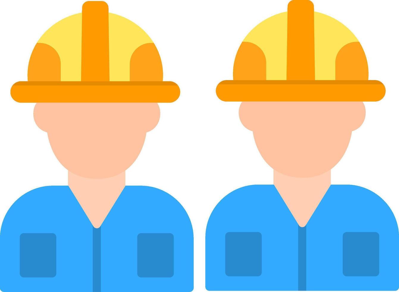 Worker Flat Icon 43330607 Vector Art at Vecteezy