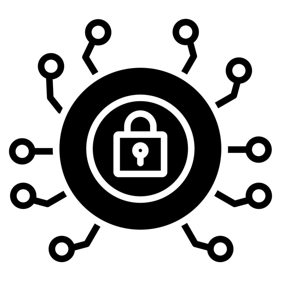 Secure Connection Icon Line Illustration 43337503 Vector Art At Vecteezy