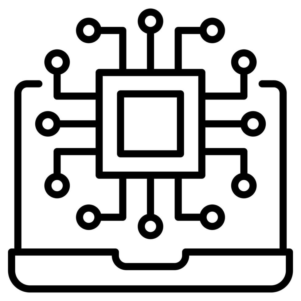 Digital Data icon line illustration 43337541 Vector Art at Vecteezy