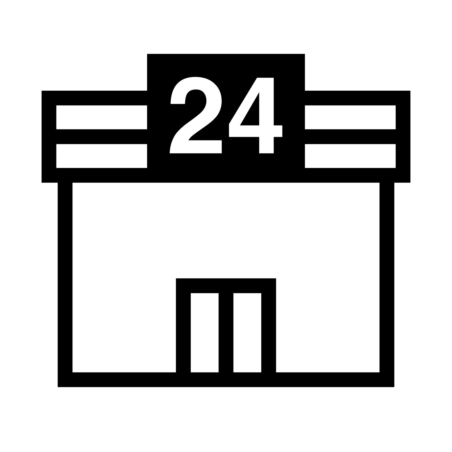 Simple 24-hour convenience store icon. Retail store. 43338616 Vector ... Simple 24-hour convenience store icon. Retail store. 43338616 Vector ...