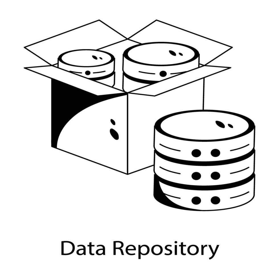 Trendy Data Repository 43339549 Vector Art at Vecteezy