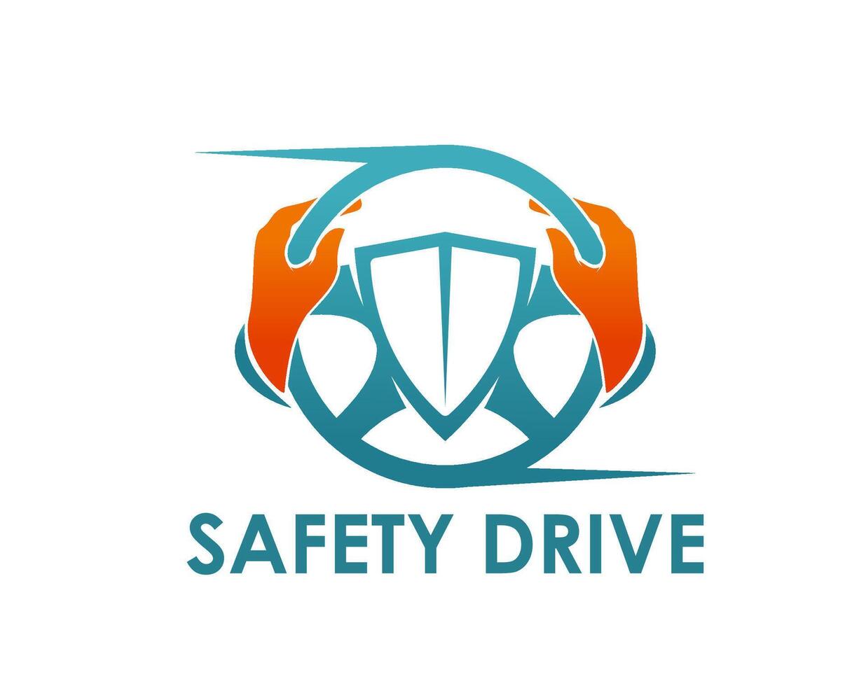 Safety drive icon, driving school, steering wheel 43344766 Vector Art ...