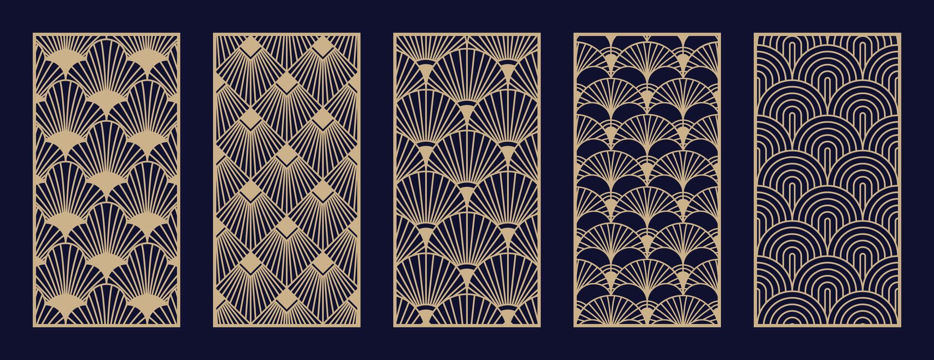 Abstract line art pattern. Laser cut with line design pattern. Design ...