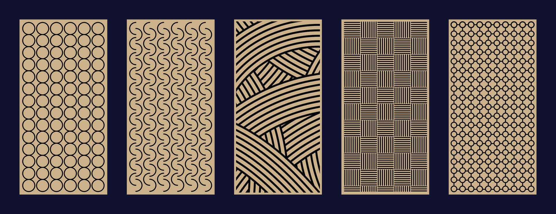 Abstract line art pattern. Laser cut with line design pattern. Design ...