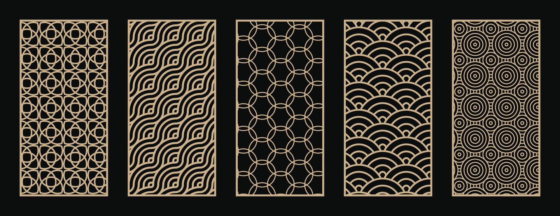 Abstract line art pattern. Laser cut with line design pattern. Design ...