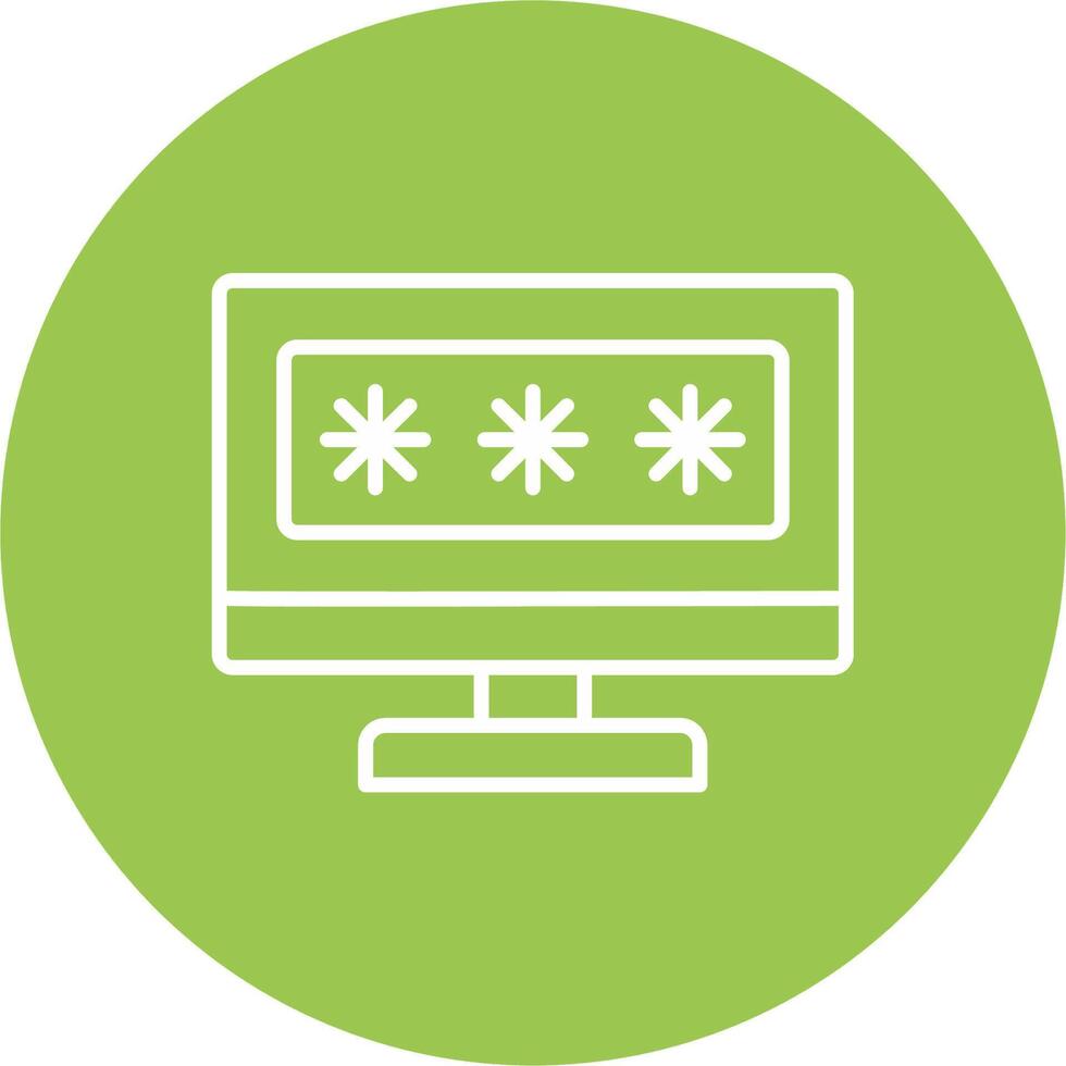 Security Computer Password Line Multi Circle Icon 43351449 Vector Art At Vecteezy