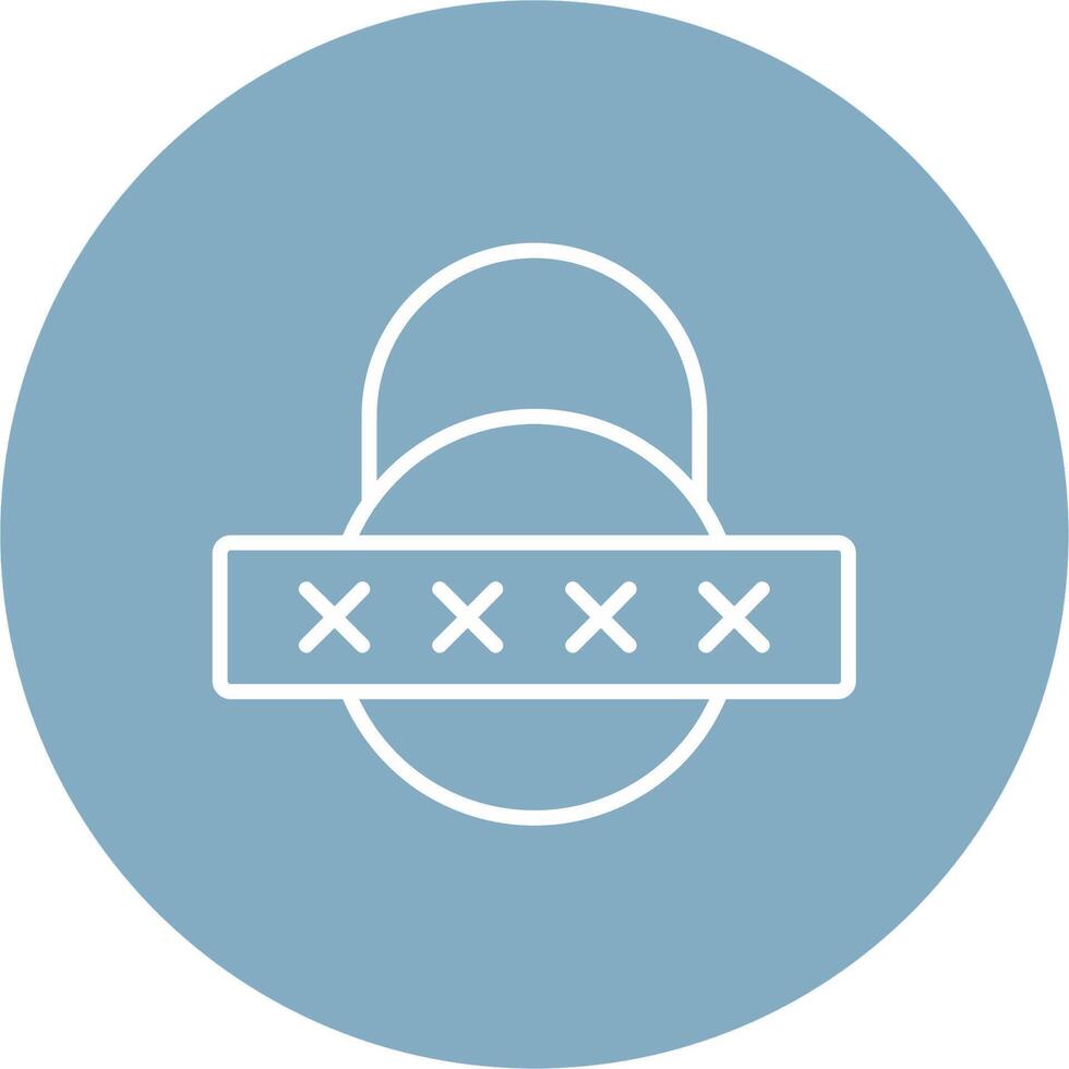 Security Password Line Multi Circle Icon 43351450 Vector Art At Vecteezy