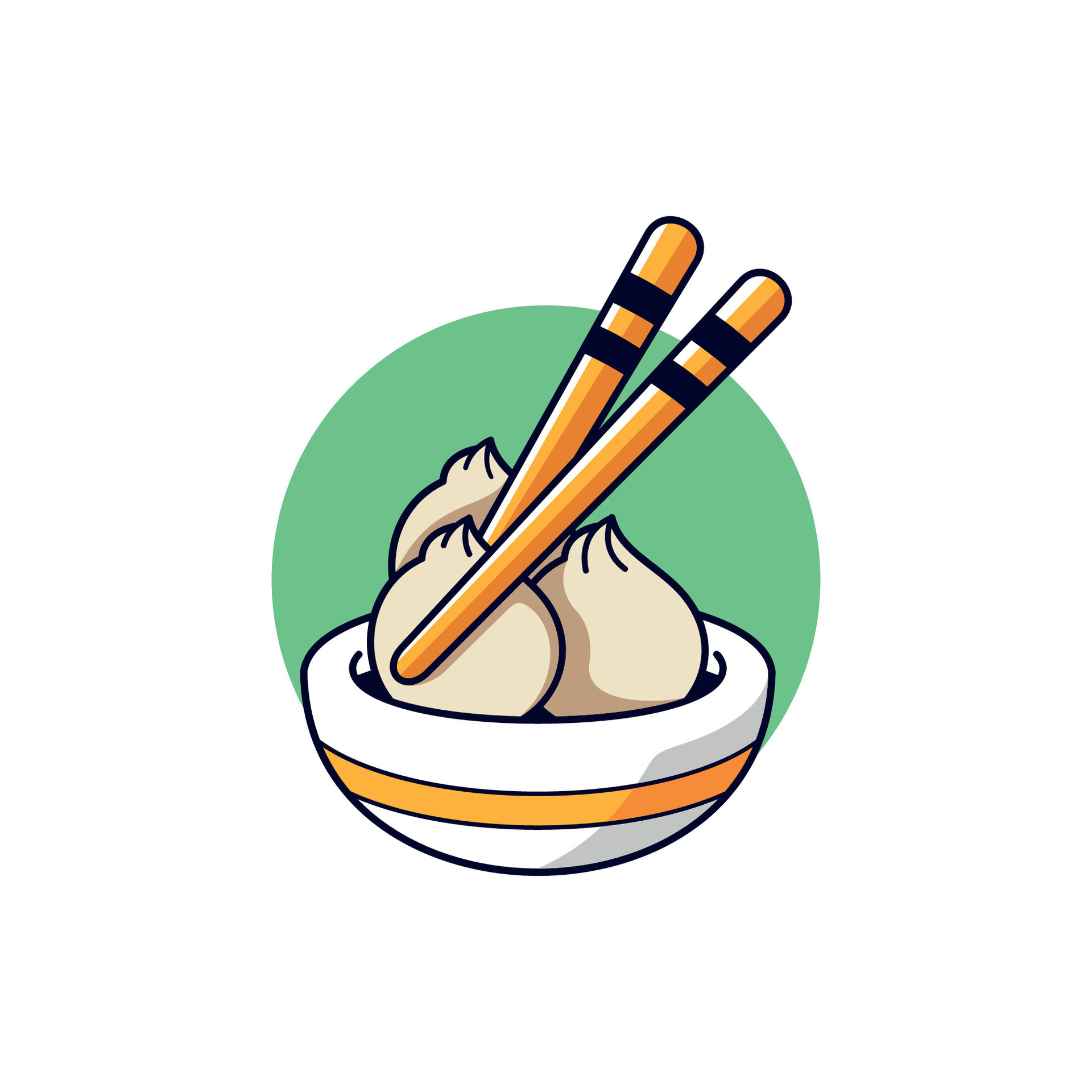 Dimsum Mascot Character Logo Design Illustration 43353088 Vector Art At