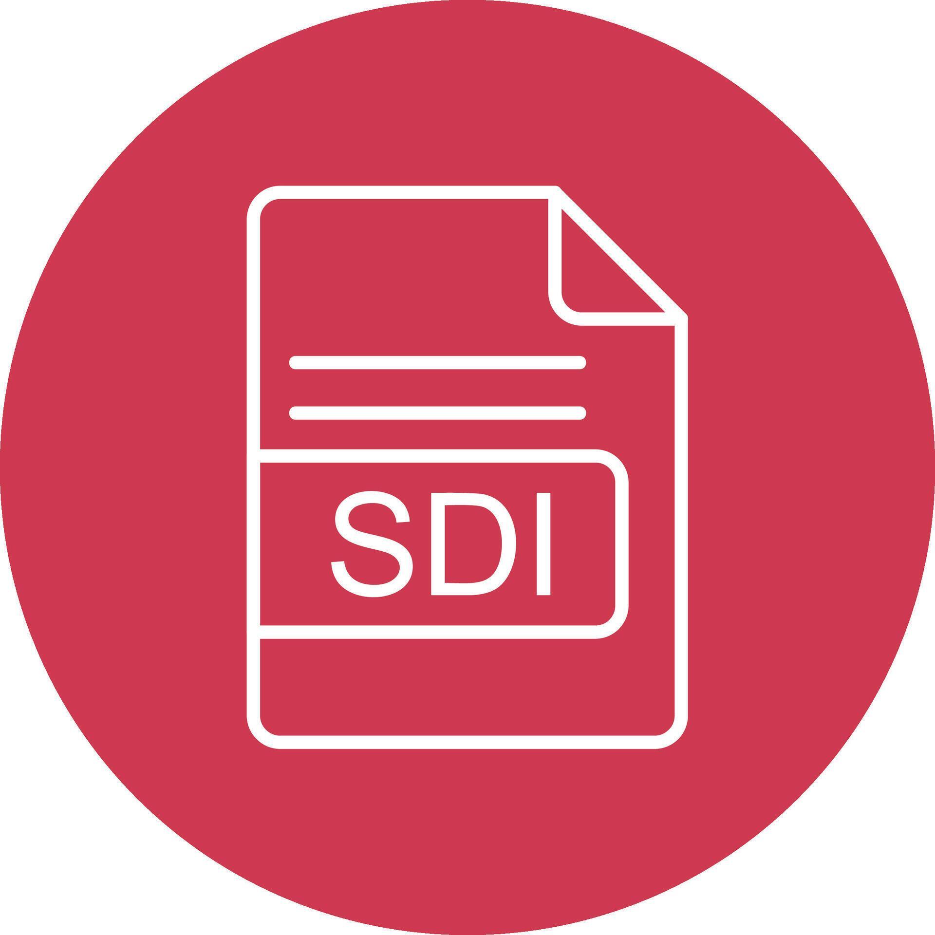 Sdi File Format Line Multi Circle Icon 43353286 Vector Art At Vecteezy