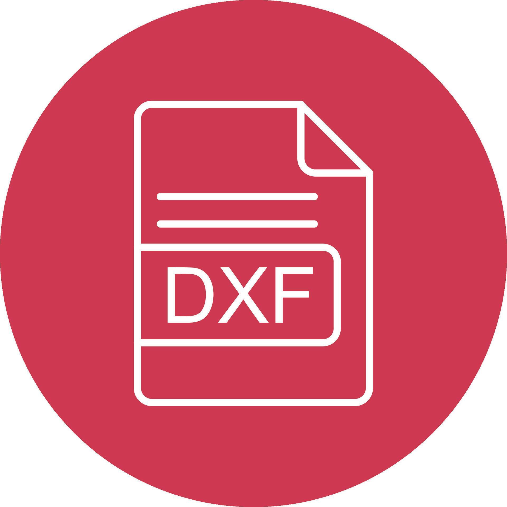 Dxf File Format Line Multi Circle Icon 43353395 Vector Art At Vecteezy