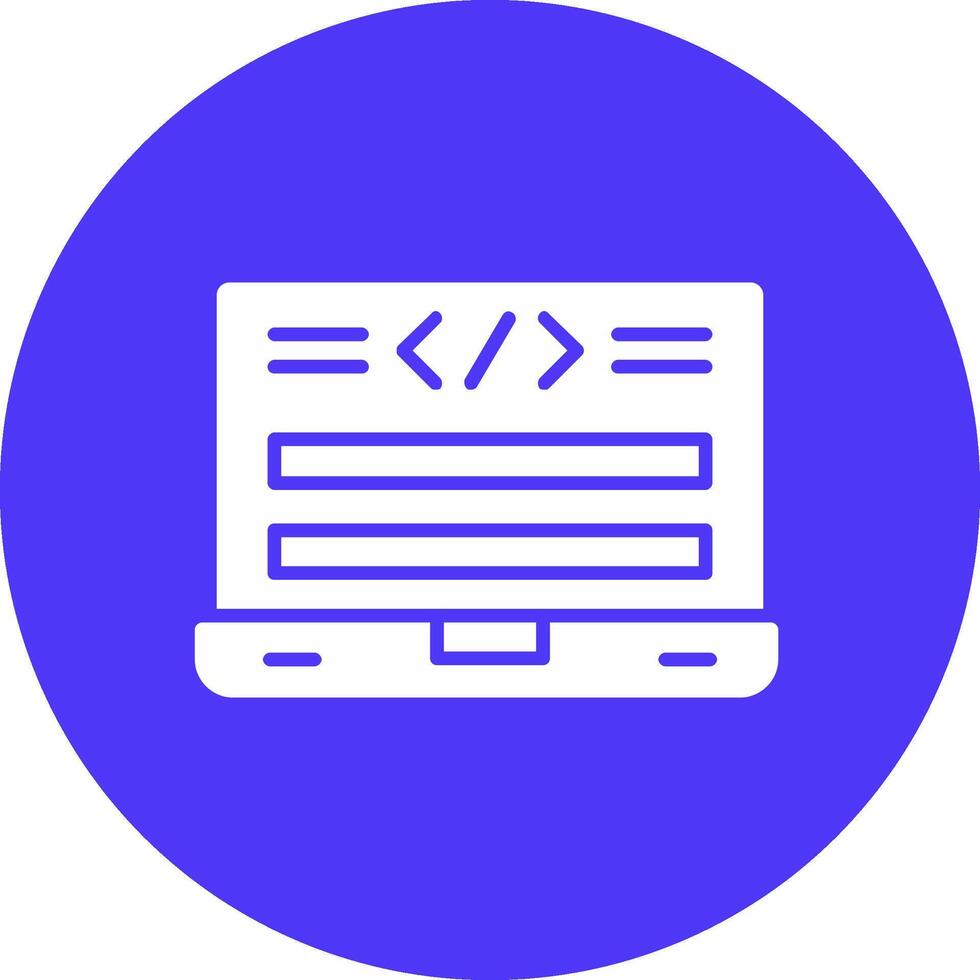 Html Code Glyph Multi Circle Icon 43354384 Vector Art at Vecteezy