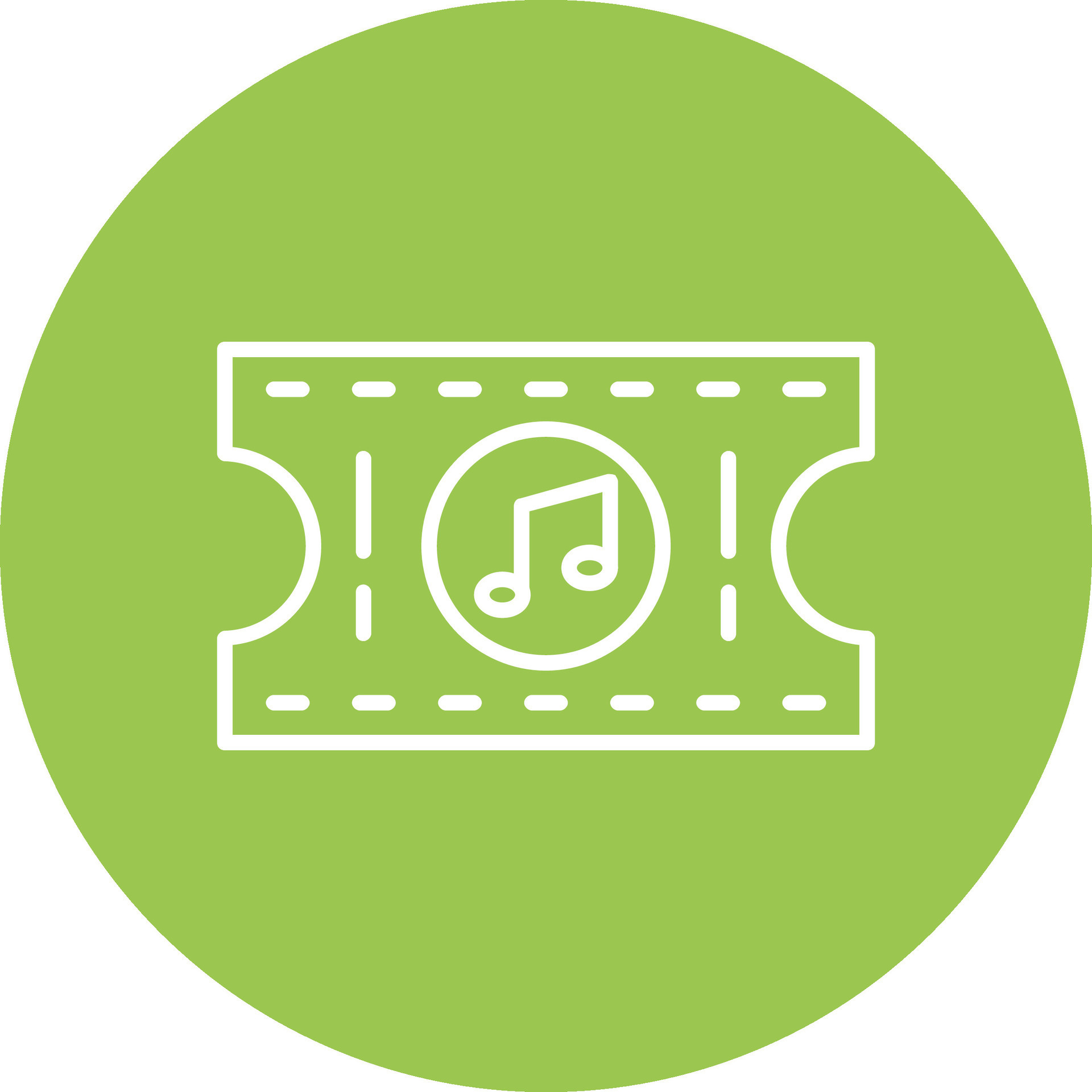 Ticket Line Multi Circle Icon 43356732 Vector Art At Vecteezy