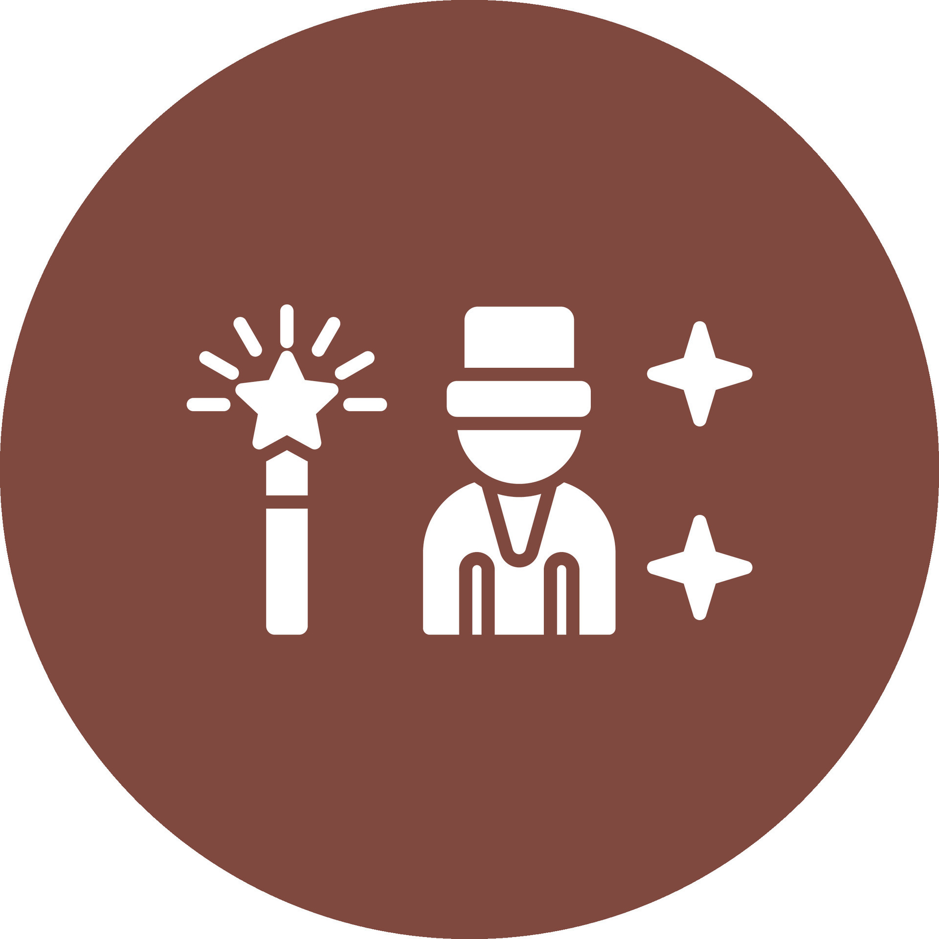 Magician Glyph Multi Circle Icon 43357028 Vector Art at Vecteezy Magician Glyph Multi Circle Icon 43357028 Vector Art at Vecteezy