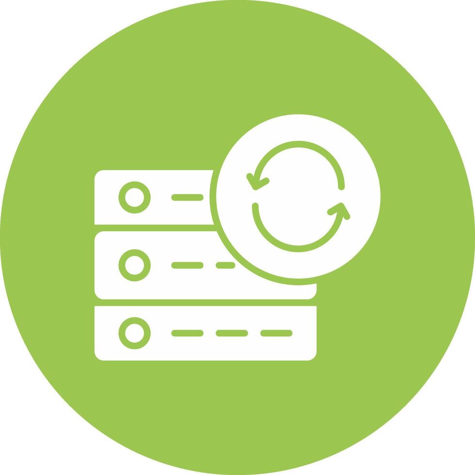 Data Synchronization Glyph Multi Circle Icon 43358927 Vector Art at ...