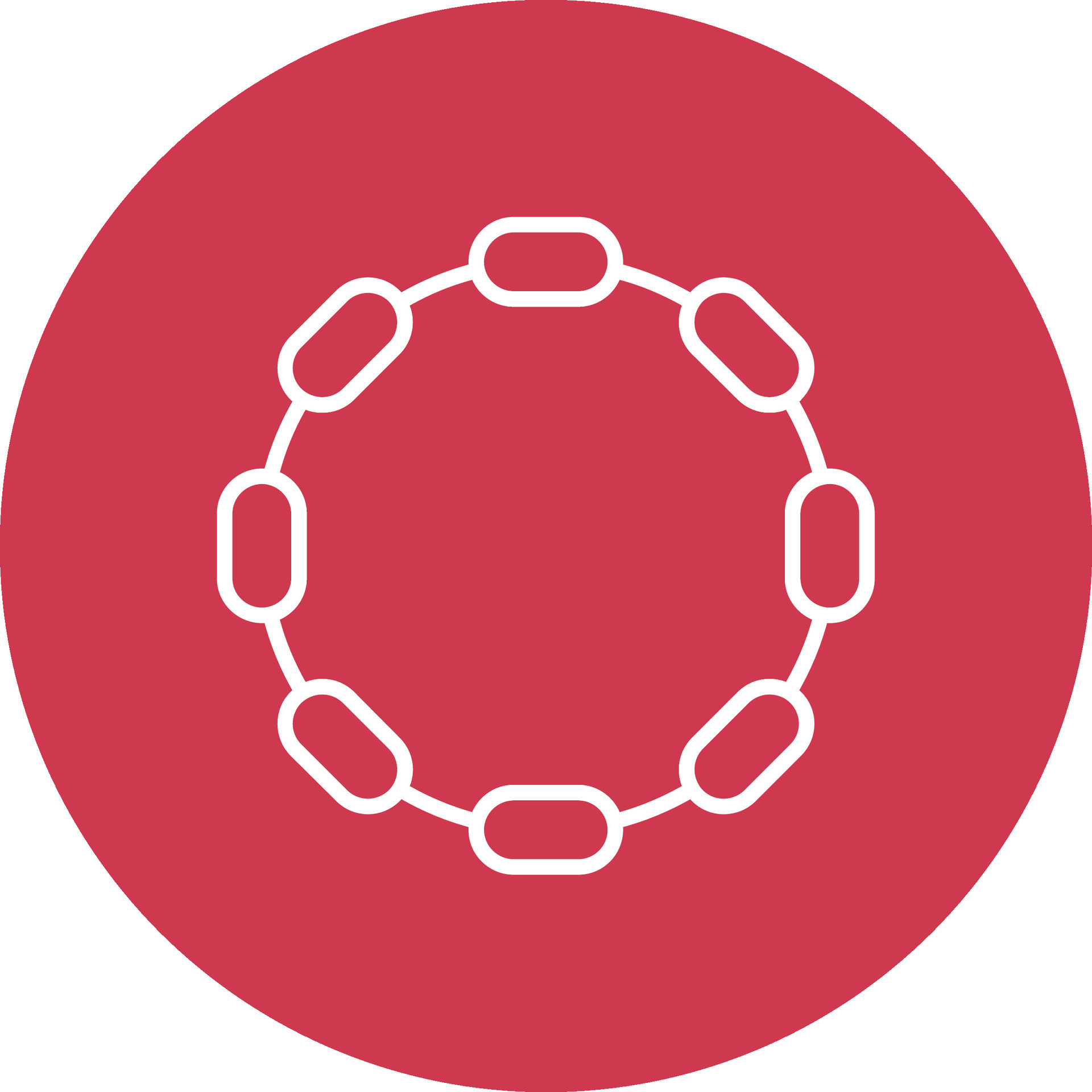 Chain Line Multi Circle Icon 43360244 Vector Art at Vecteezy