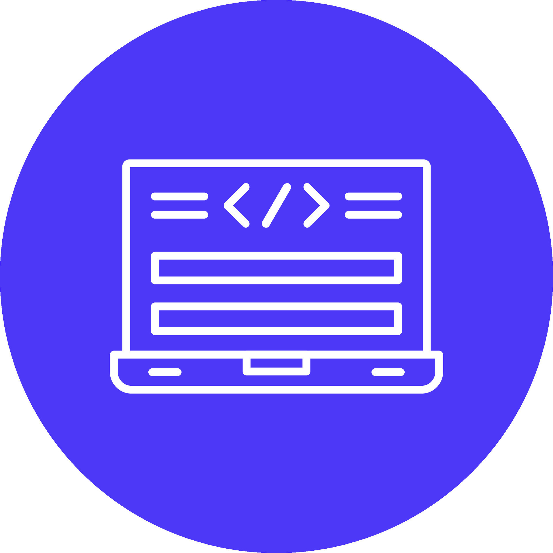 html código línea multi circulo icono 43363479 Vector en Vecteezy