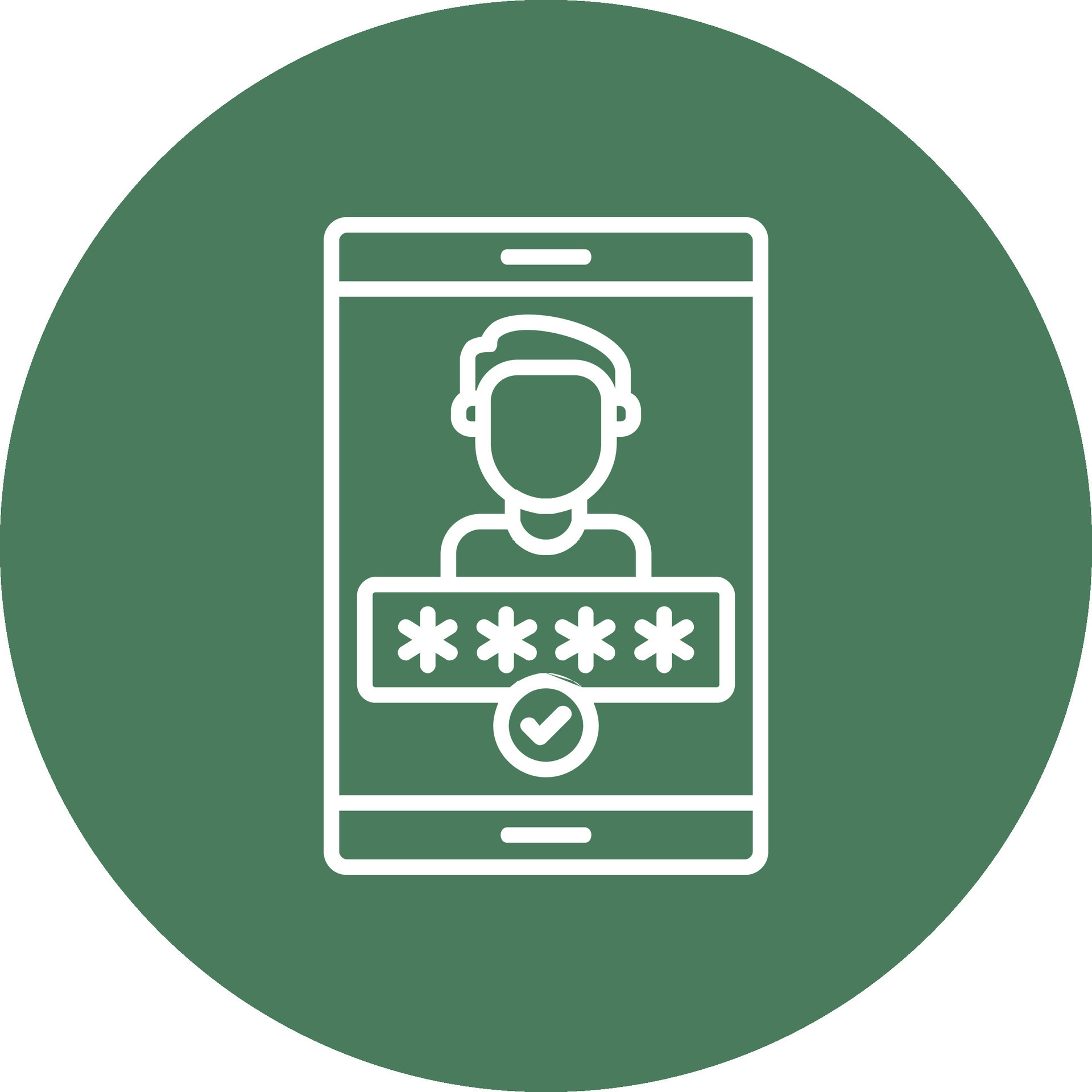 Authentication Line Multi Circle Icon 43368326 Vector Art At Vecteezy