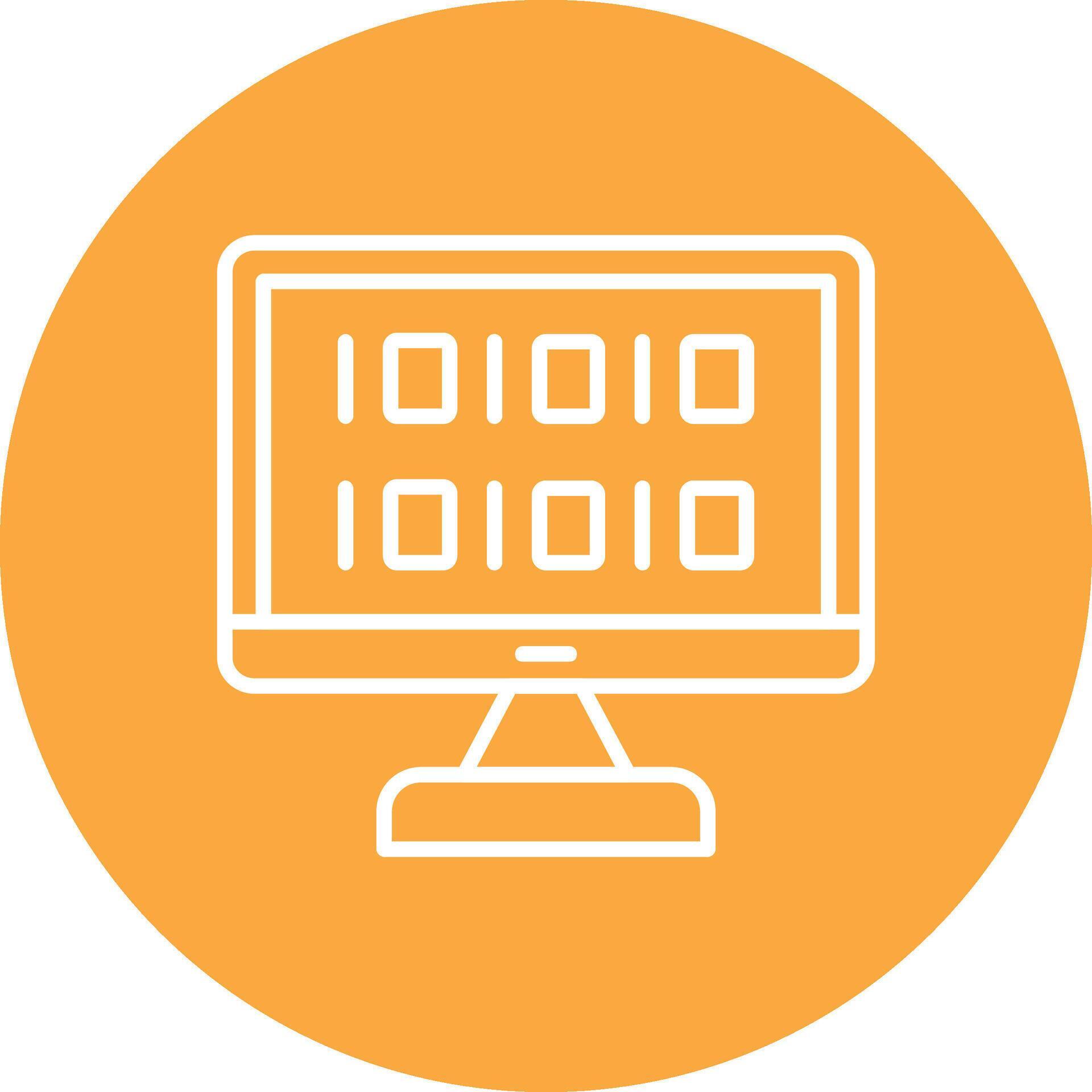 Binary Code Line Multi Circle Icon 43370037 Vector Art at Vecteezy
